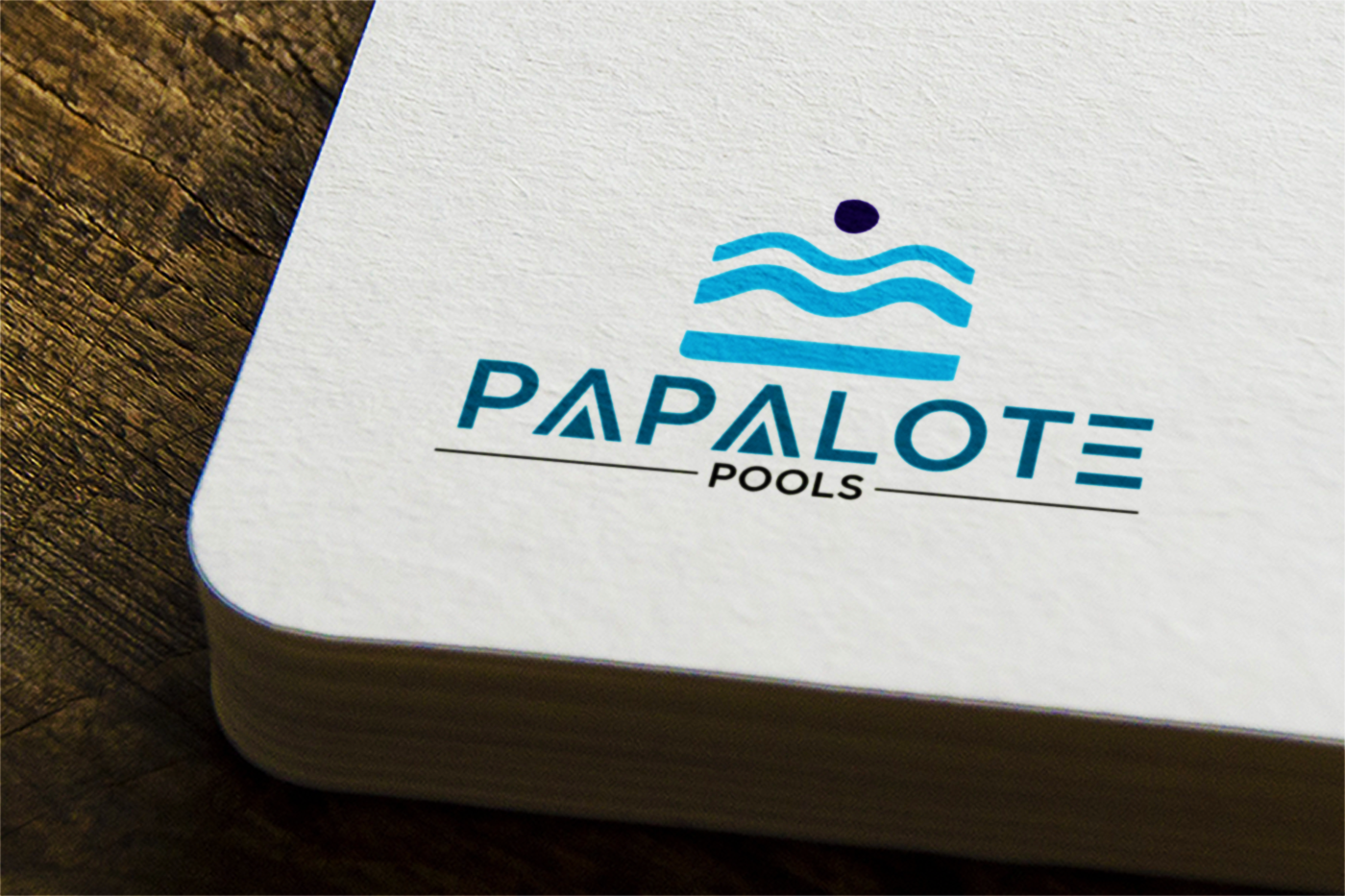 Traditional, Masculine, pool company Logo Design for Papalote Pools est ...