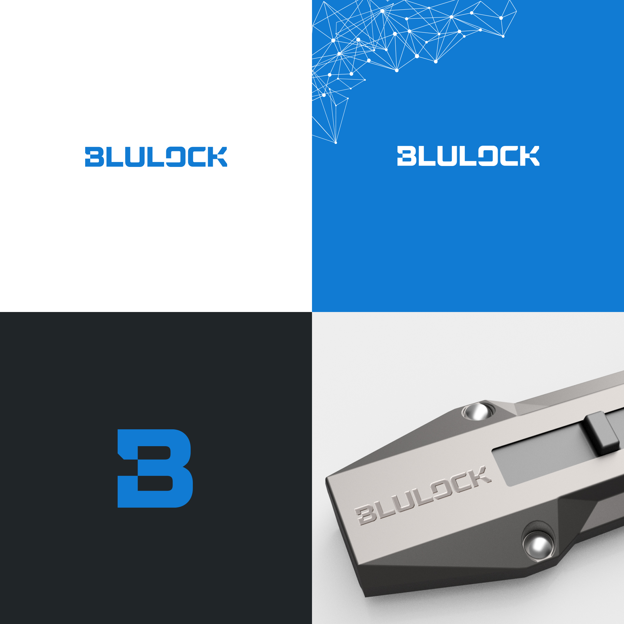 Bold, Serious Logo Design for BluLok by ERGO | Design #33159154