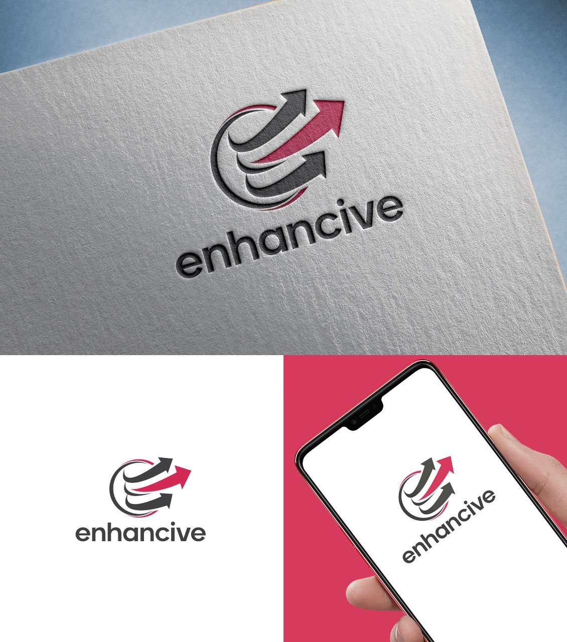 Serious, Modern Logo Design for Enhancive by yellowdot | Design #33133798
