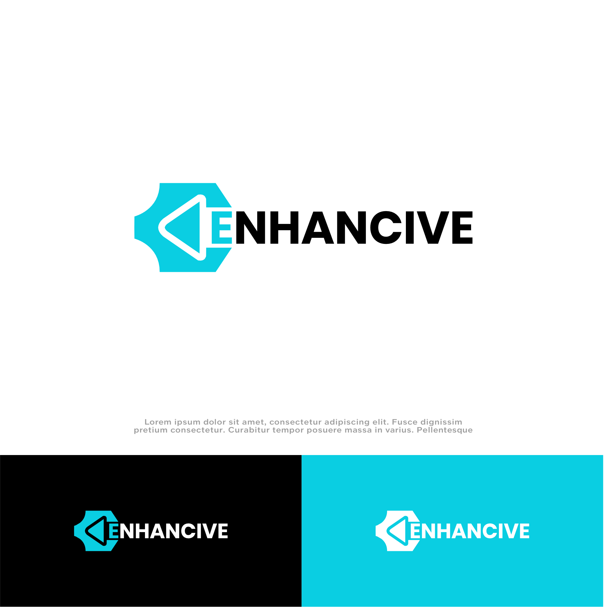 Serious, Modern Logo Design for Enhancive by FA Creative | Design #33144990