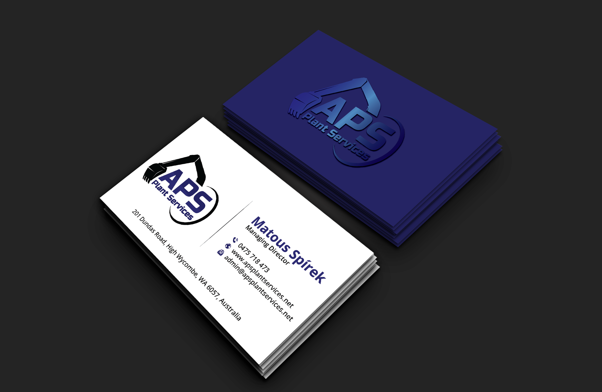 Modern, Professional Business Card Design for APS Plant Services by ...
