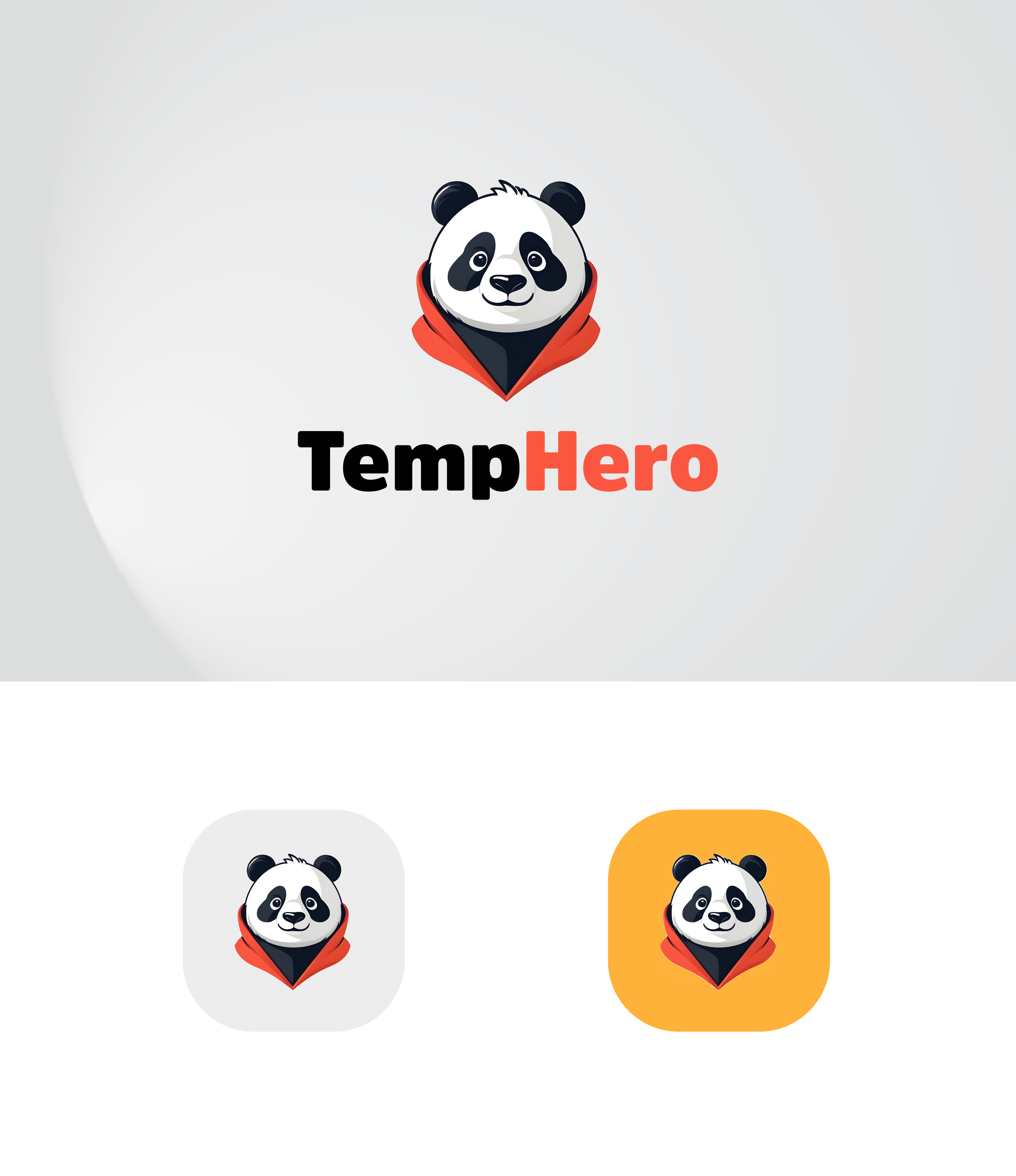 Elegant, Playful Logo Design for TempHero by Brand Lab | Design #33136902