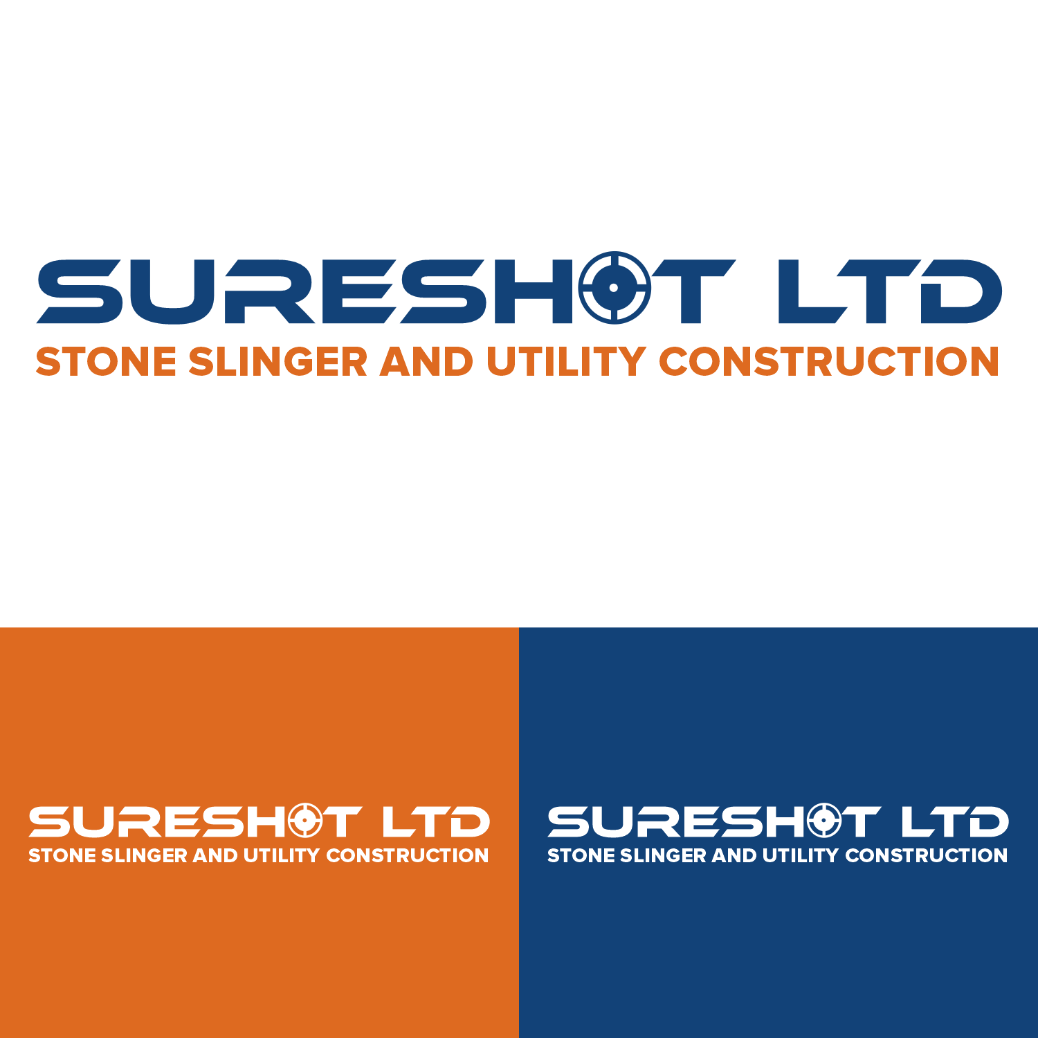 Bold, Professional, Utility Construction Logo Design for Sureshot Ltd ...