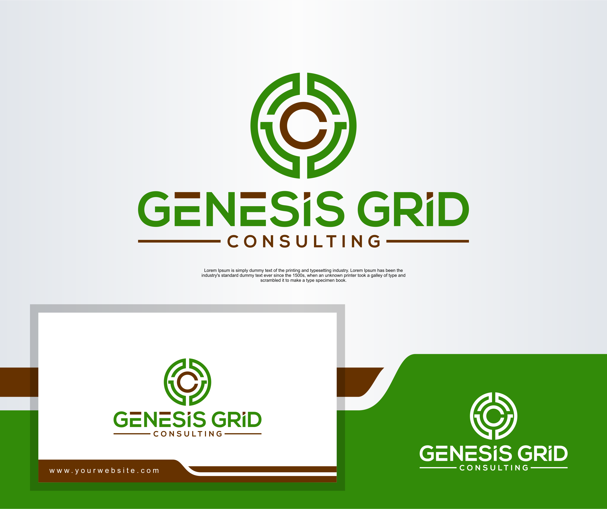 Serious, Masculine, Utility Consulting Logo Design for Genesis Grid Consulting by Johan_Design ...