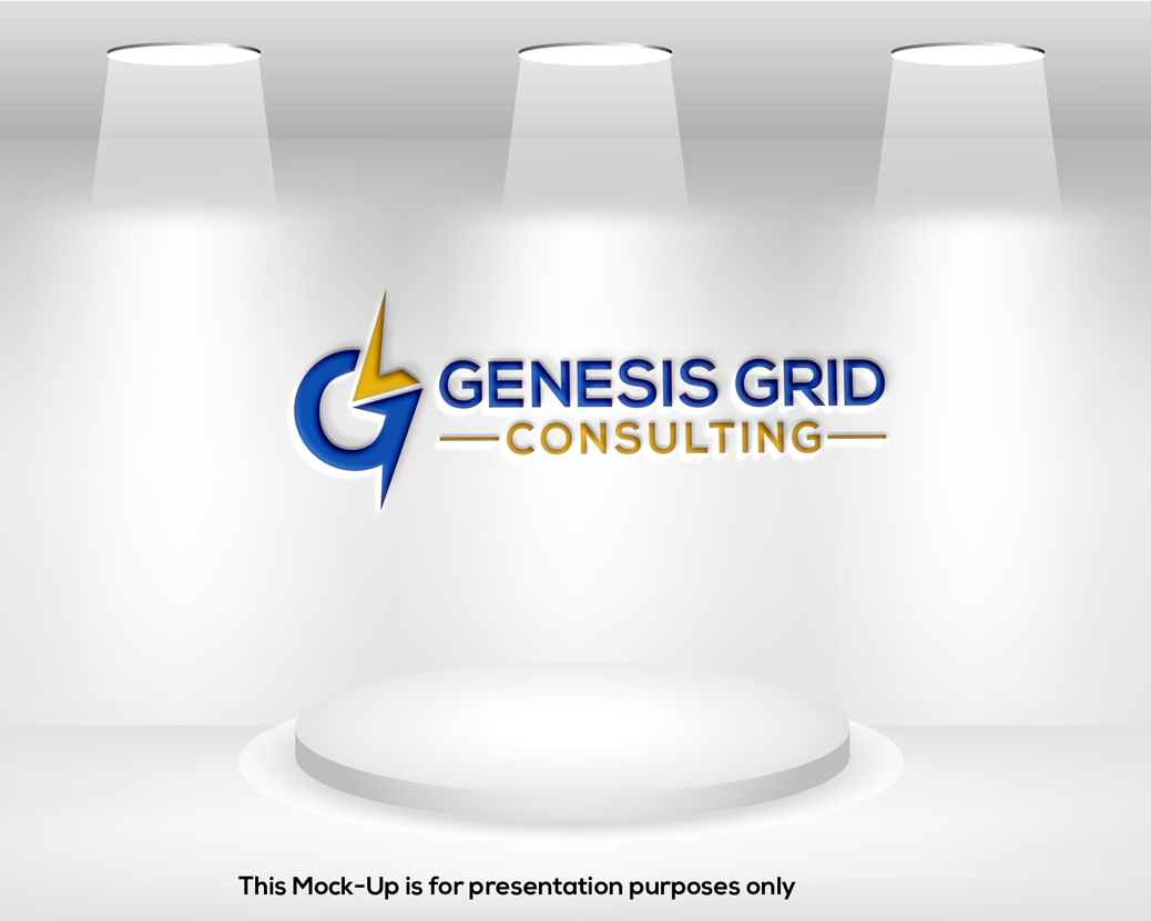 Serious, Masculine, Utility Consulting Logo Design for Genesis Grid Consulting by Bruse R ...