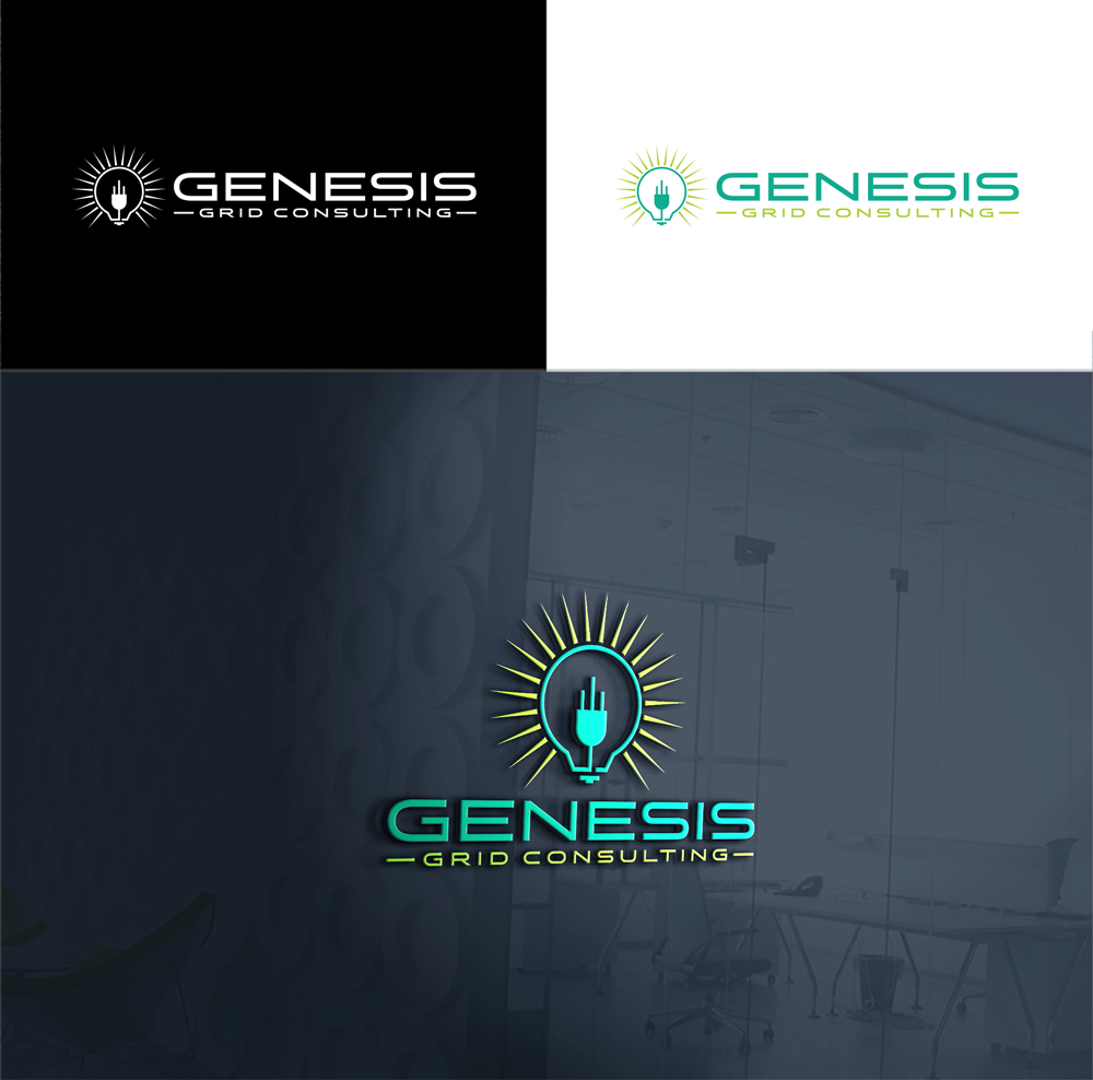 Serious, Masculine, Utility Consulting Logo Design for Genesis Grid ...
