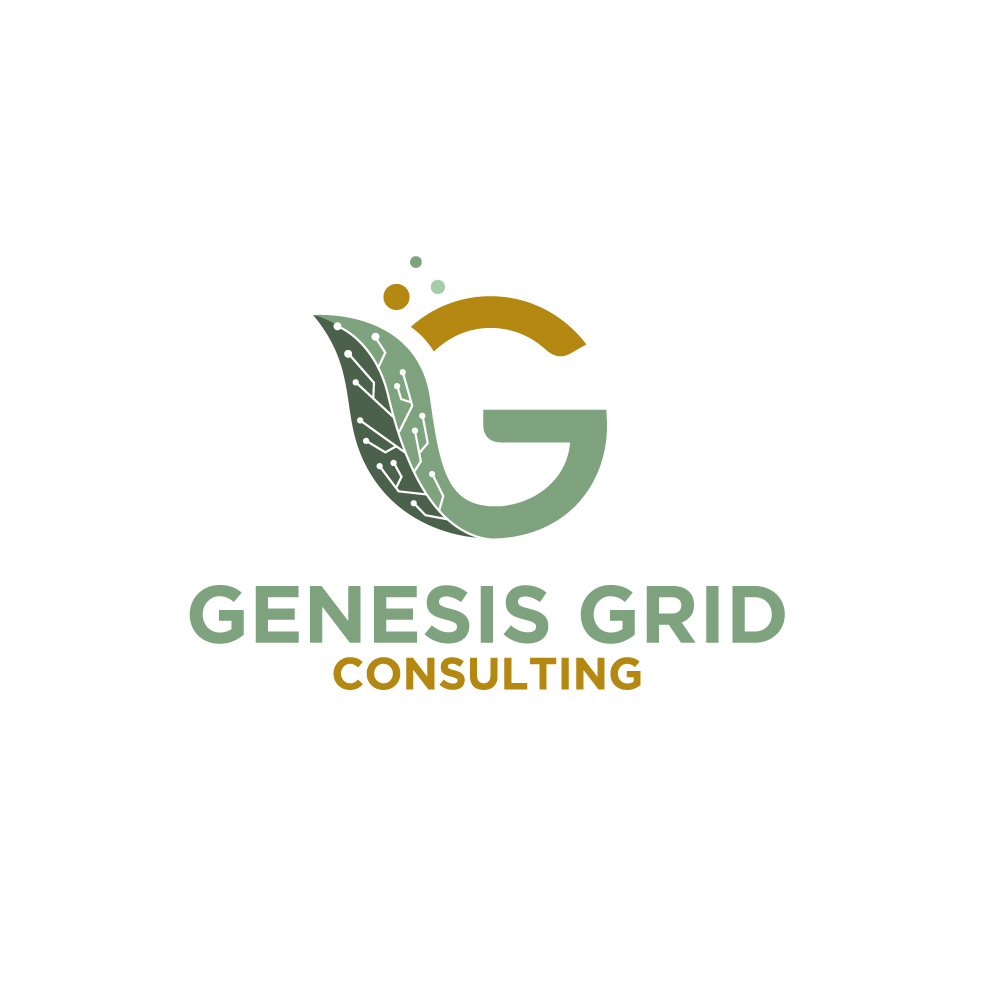 Serious, Masculine, Utility Consulting Logo Design for Genesis Grid Consulting by Krold IT ...