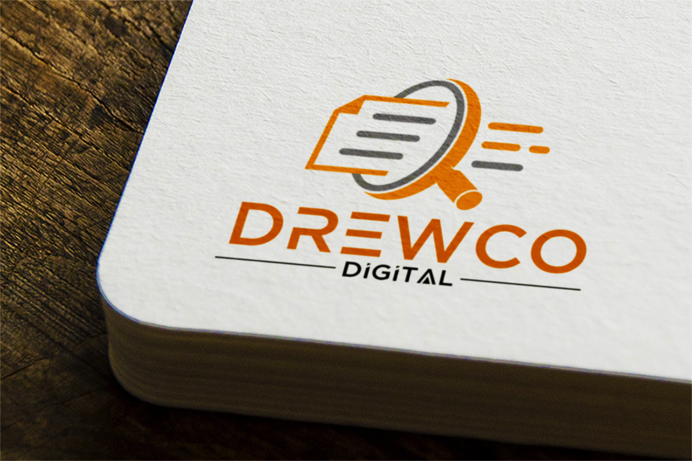 Modern, Bold Logo Design for drewco digital by Mind Owl | Design #33155266