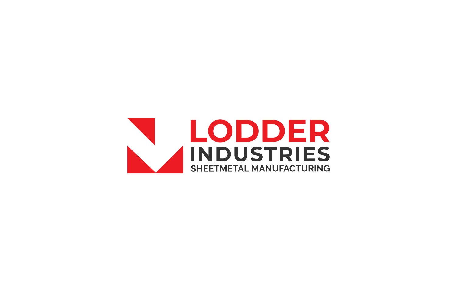 Serious, Modern, Sheetmetal Fabrication Logo Design for Lodder ...