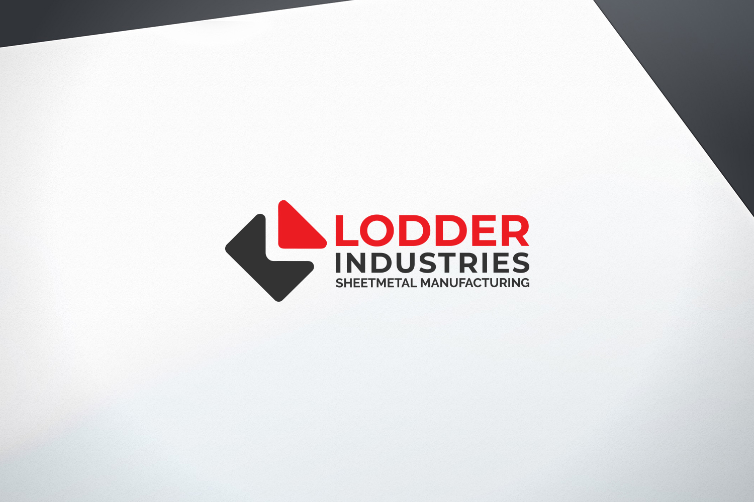 Serious, Modern, Sheetmetal Fabrication Logo Design for Lodder ...