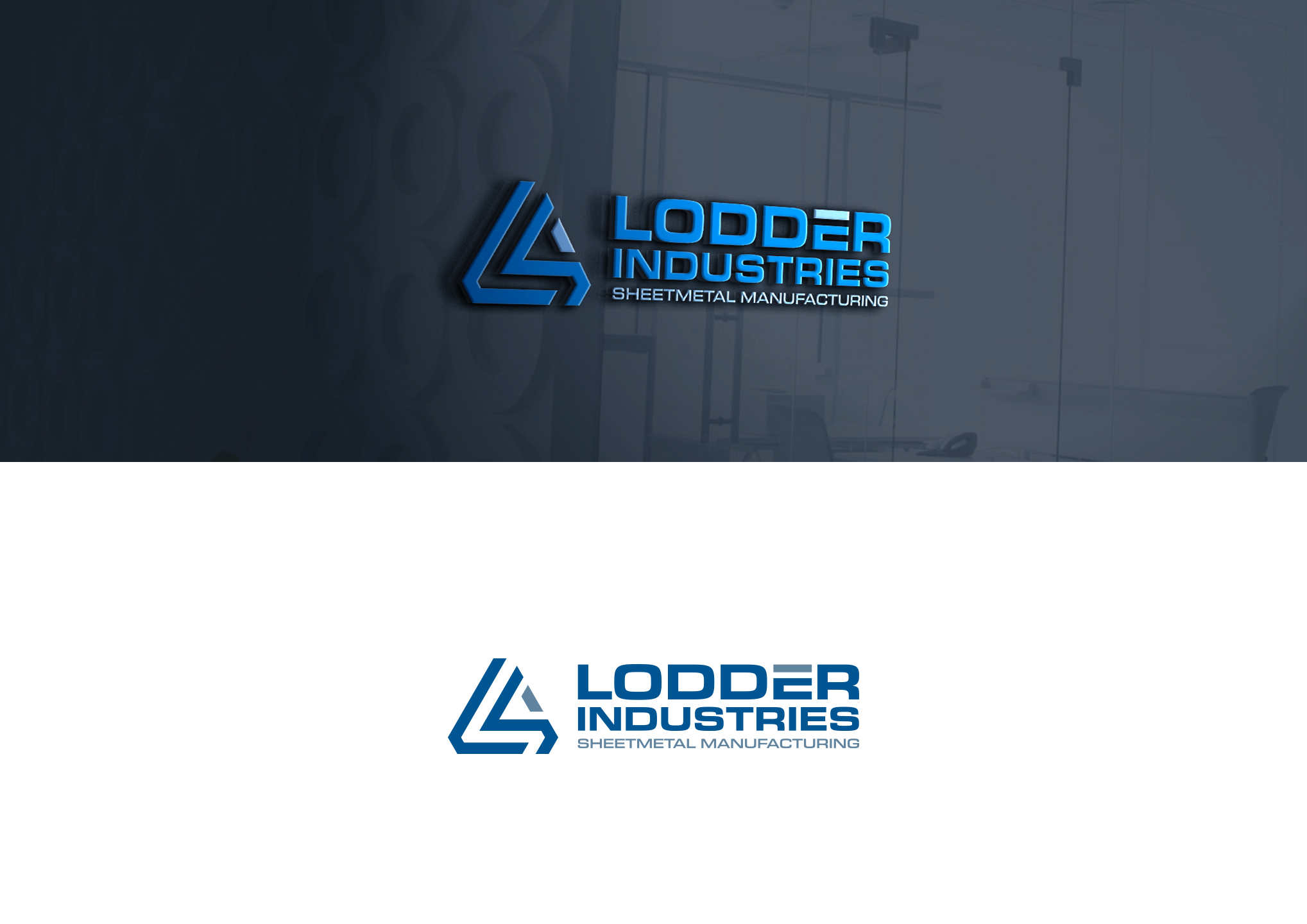 Serious, Modern, Sheetmetal Fabrication Logo Design for Lodder ...