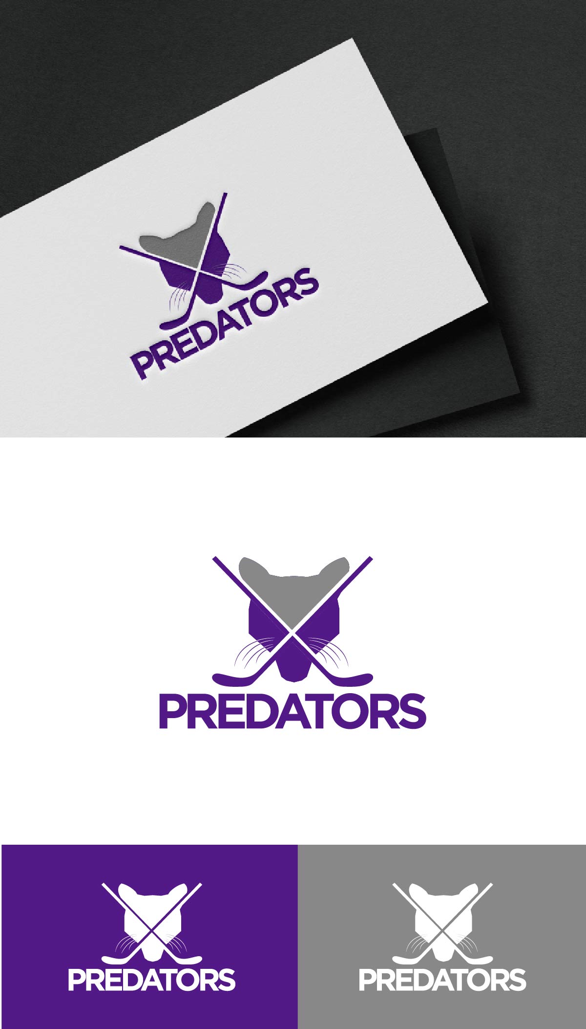 Serious, Modern, Sports Logo Design for Predators by fly design ...