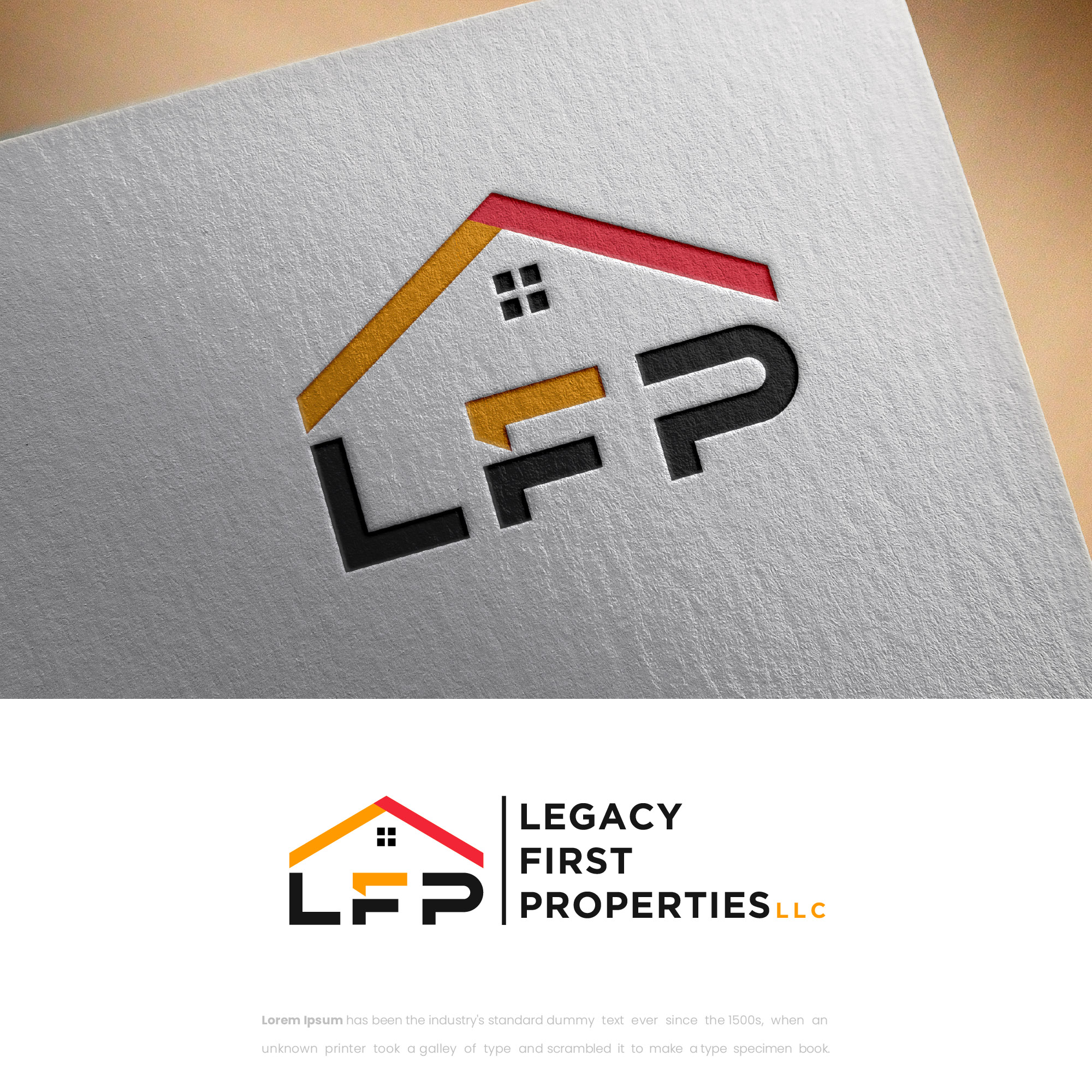 Serious, Modern, Real Estate Logo Design for Legacy First Properties ...