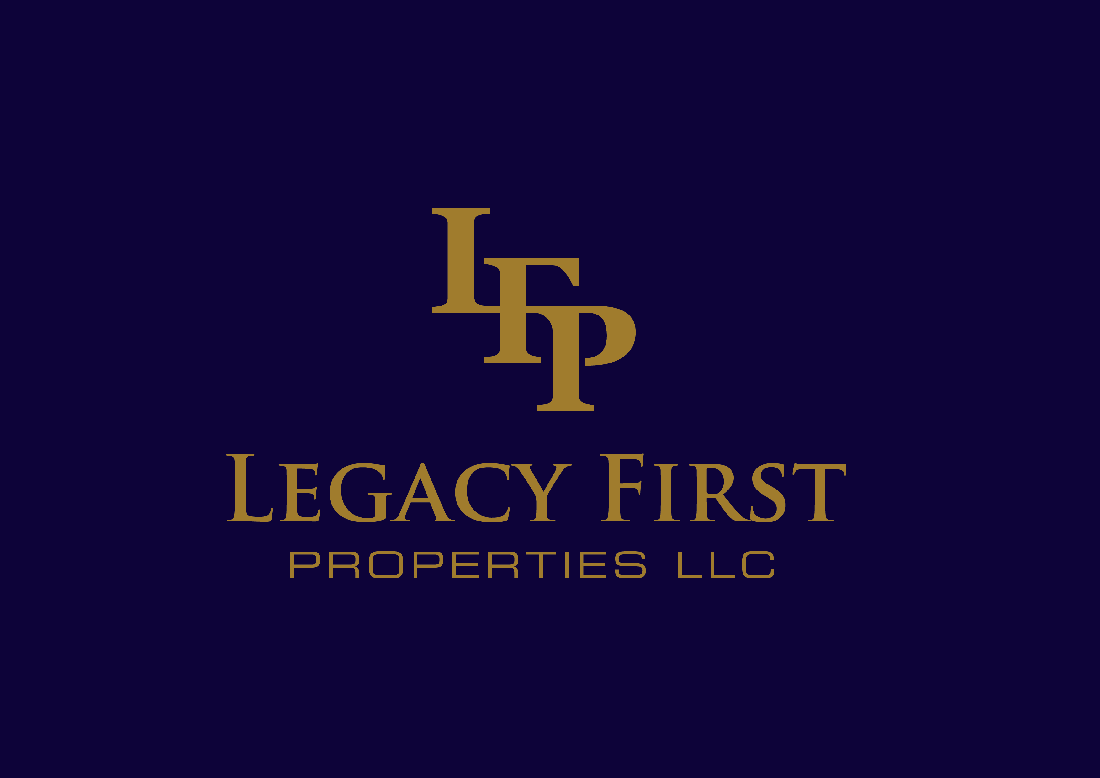 Serious, Modern, Real Estate Logo Design for Legacy First Properties ...