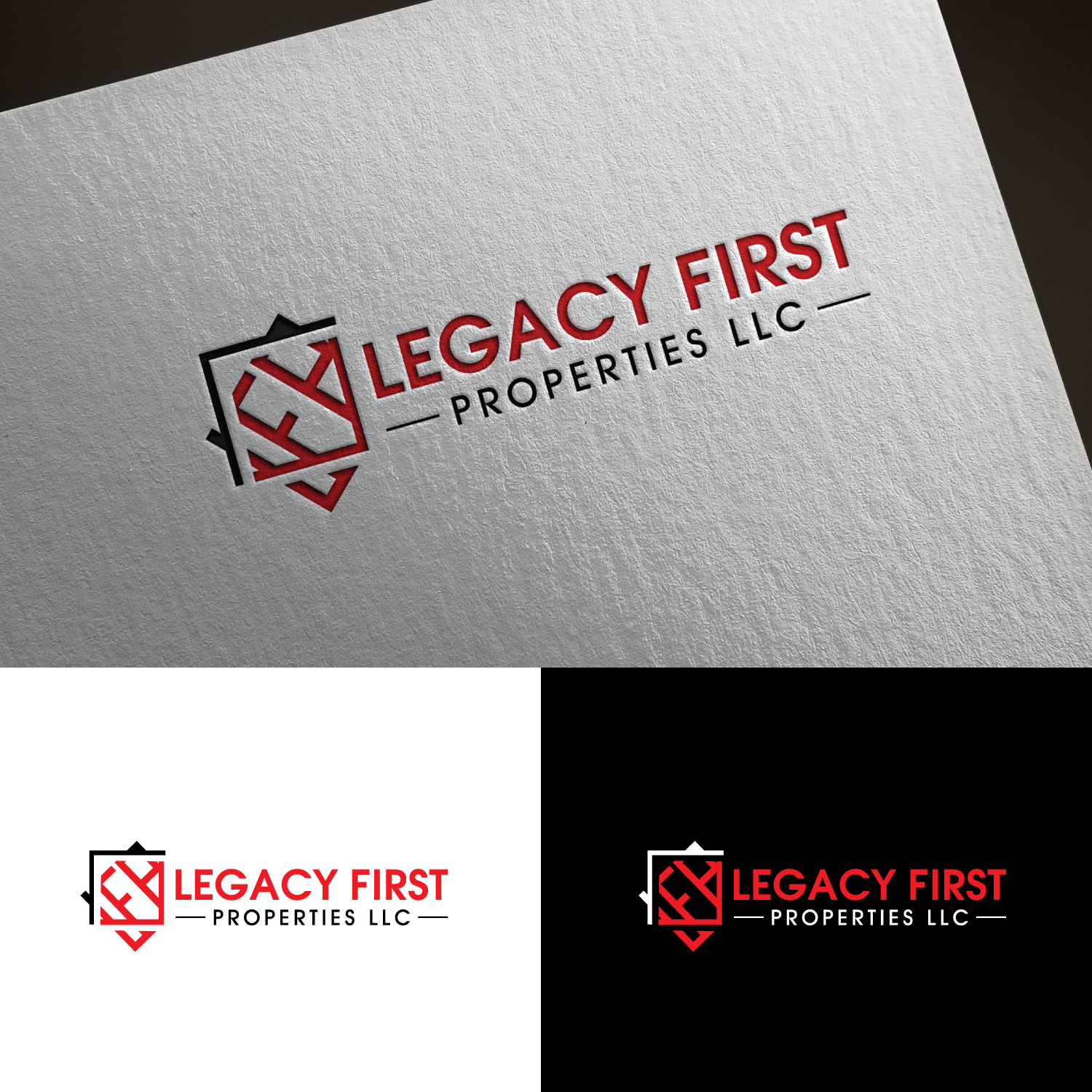 Serious, Modern, Real Estate Logo Design for Legacy First Properties ...