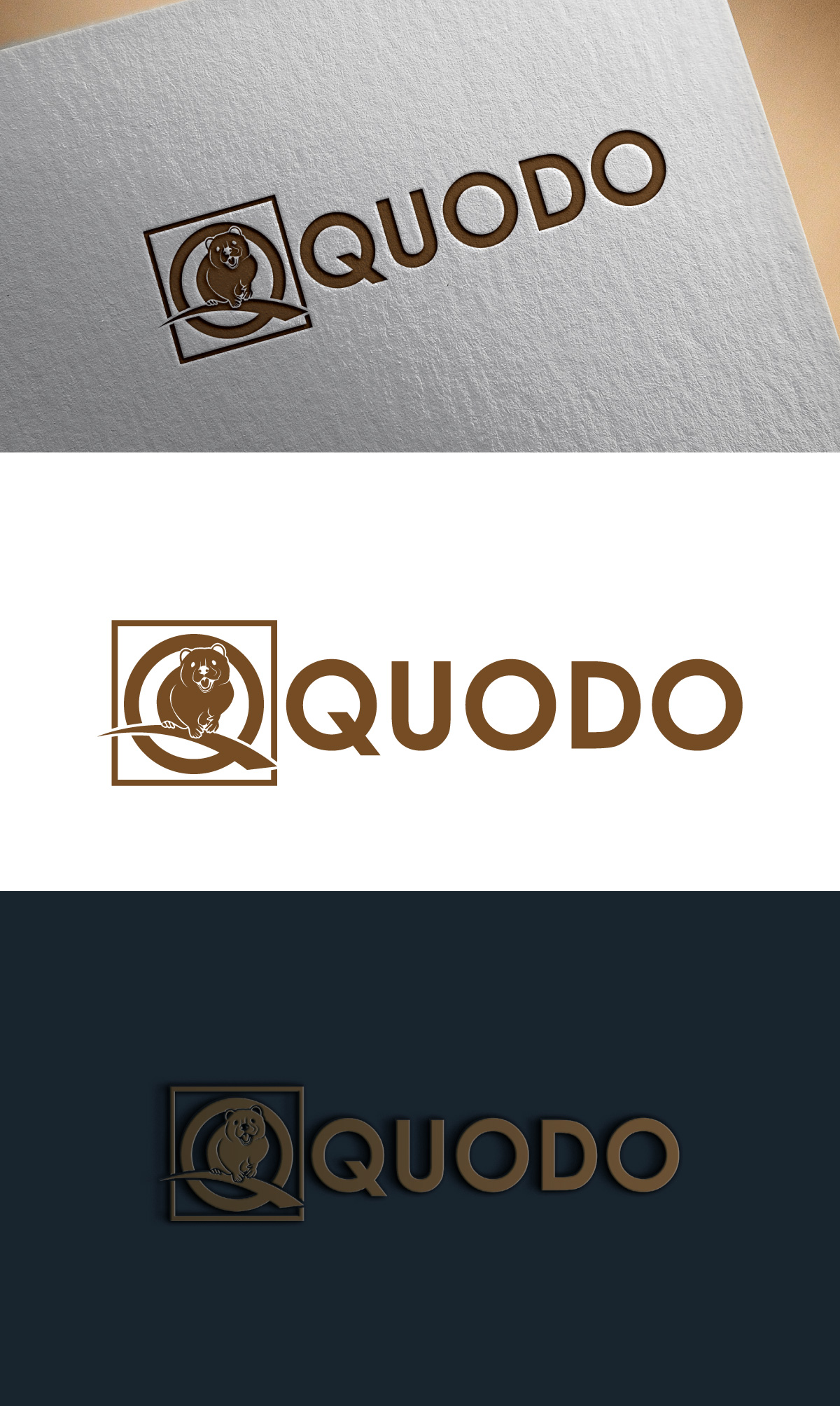 Modern, Personable Logo Design for Quodo by justinlanz | Design #33171786