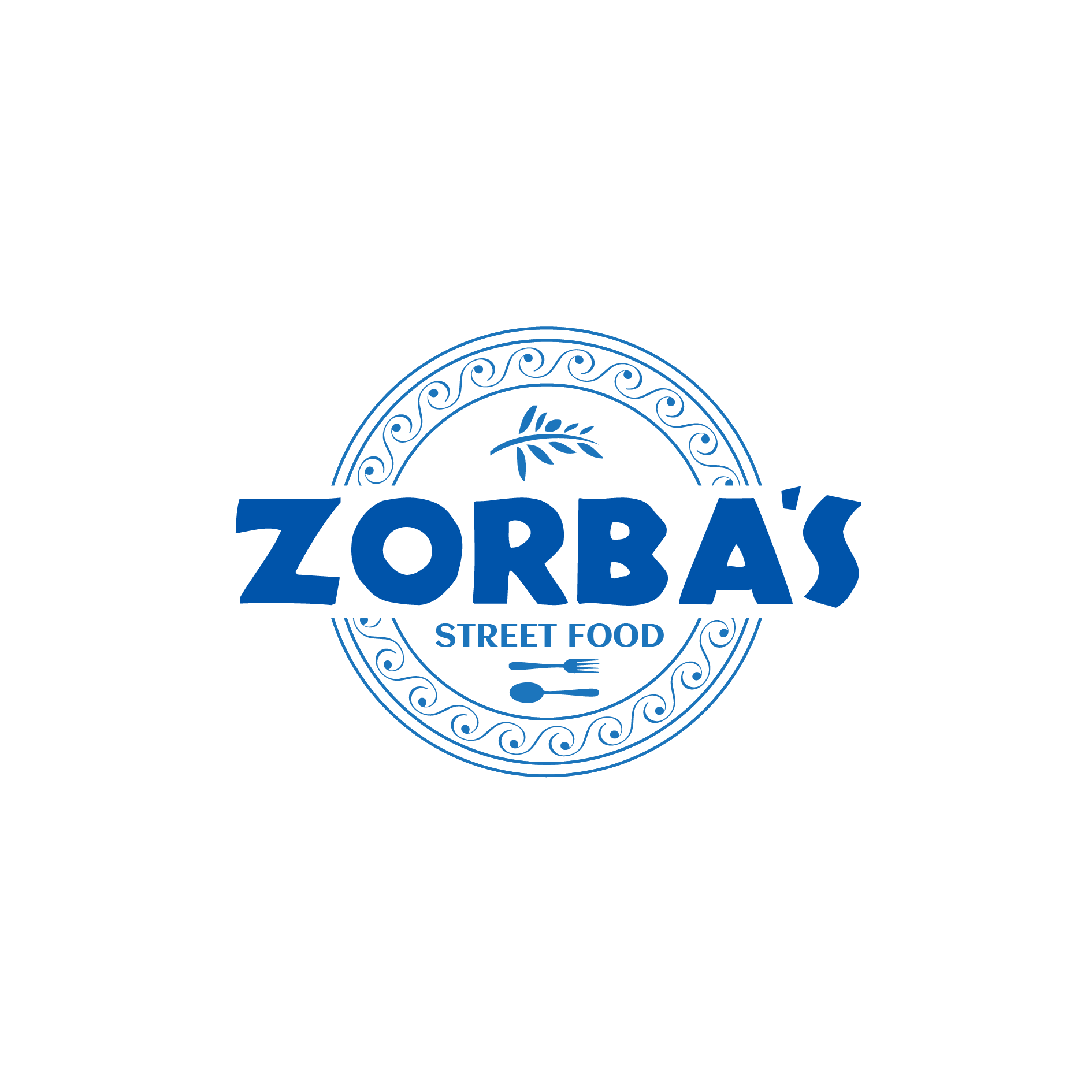 Elegant, Playful Logo Design for Zorba's Street Food by herilyess | Design #33172028