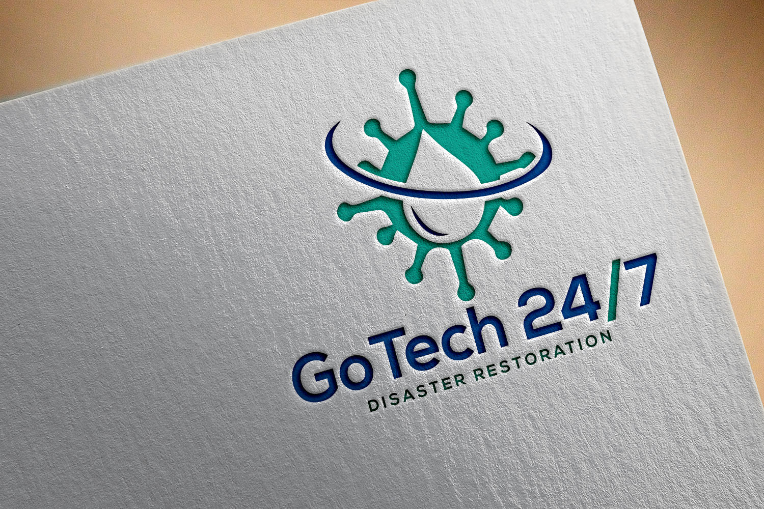 Serious, Elegant, Disaster Restoration Logo Design for GoTech 24/7 ...