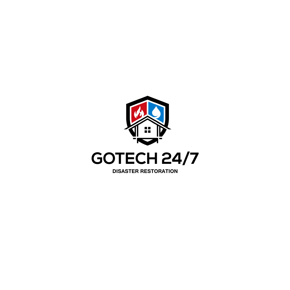 Serious, Elegant, Disaster Restoration Logo Design for GoTech 24/7 ...