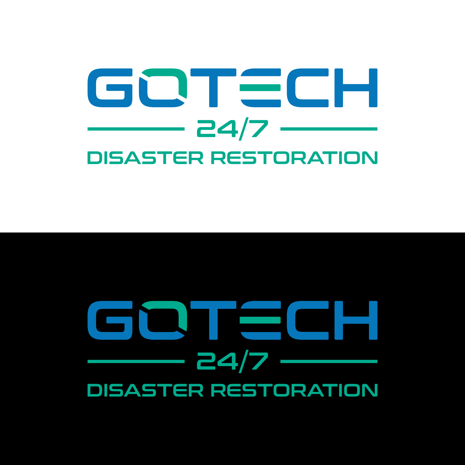 Serious, Elegant, Disaster Restoration Logo Design for GoTech 24/7 ...