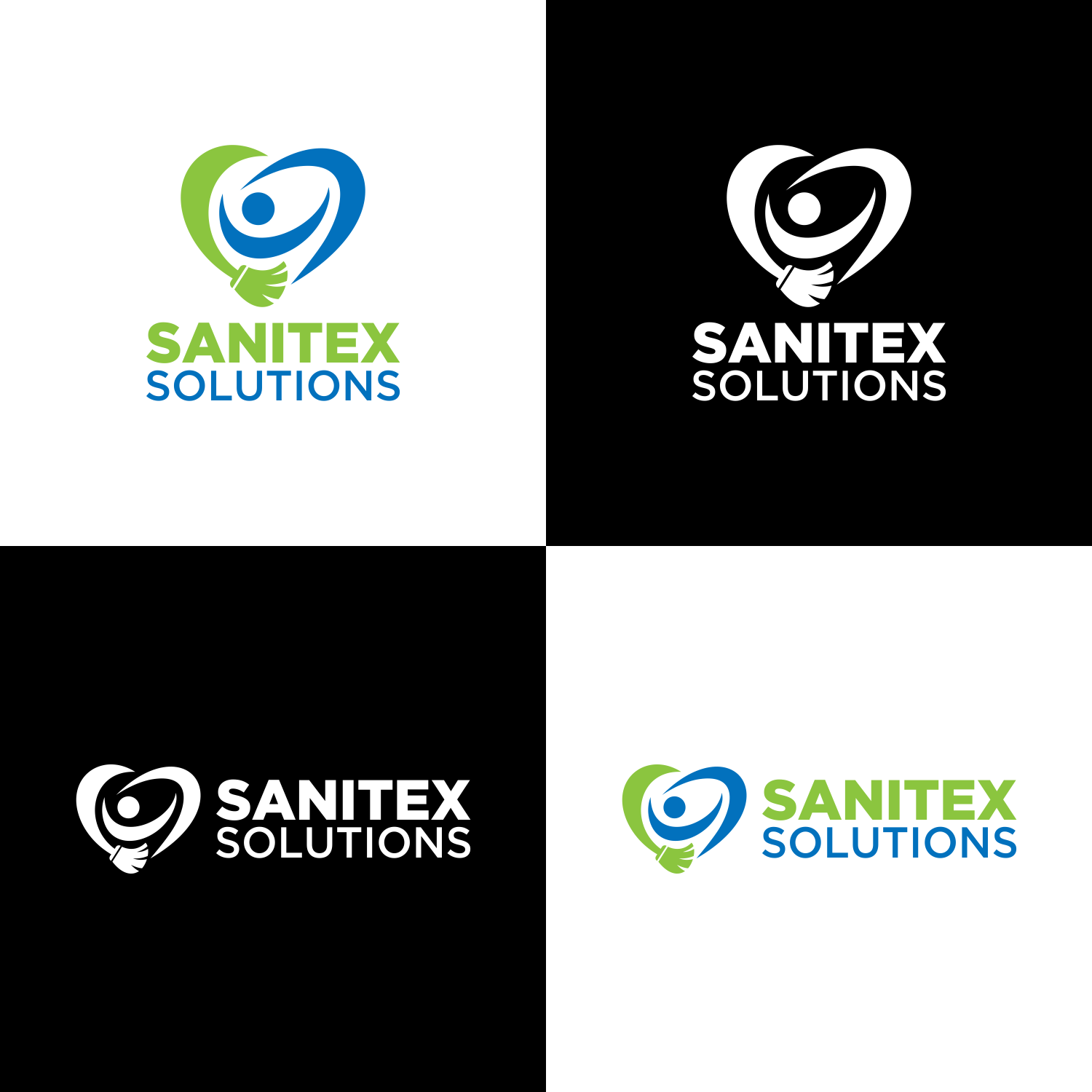 Bold, Serious, Office cleaning Logo Design for Sanitex Solutions by ...