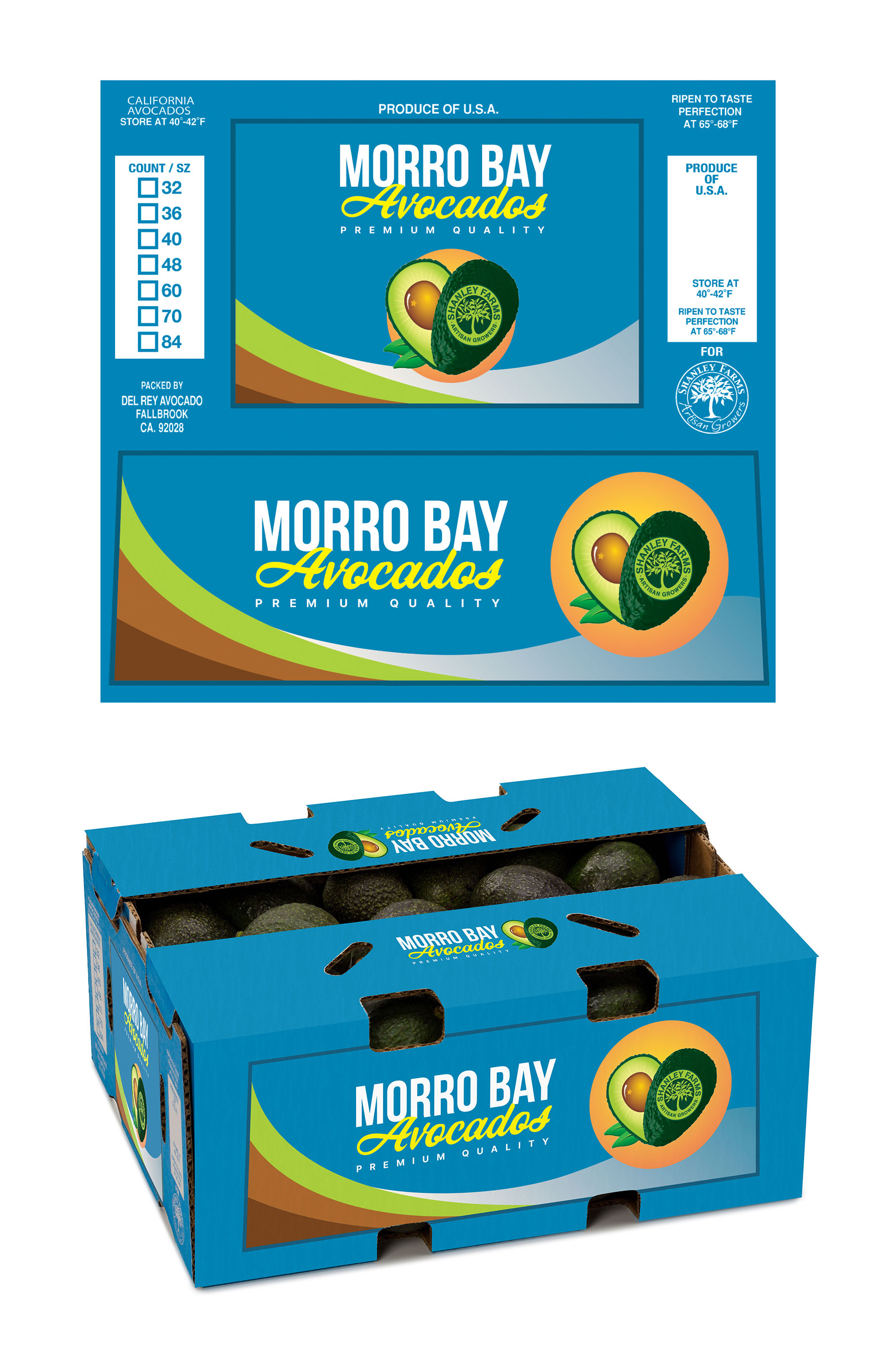 Diseño de Logo for Morro Bay Avocados TM. por MyleneDesigns | Diseño ...