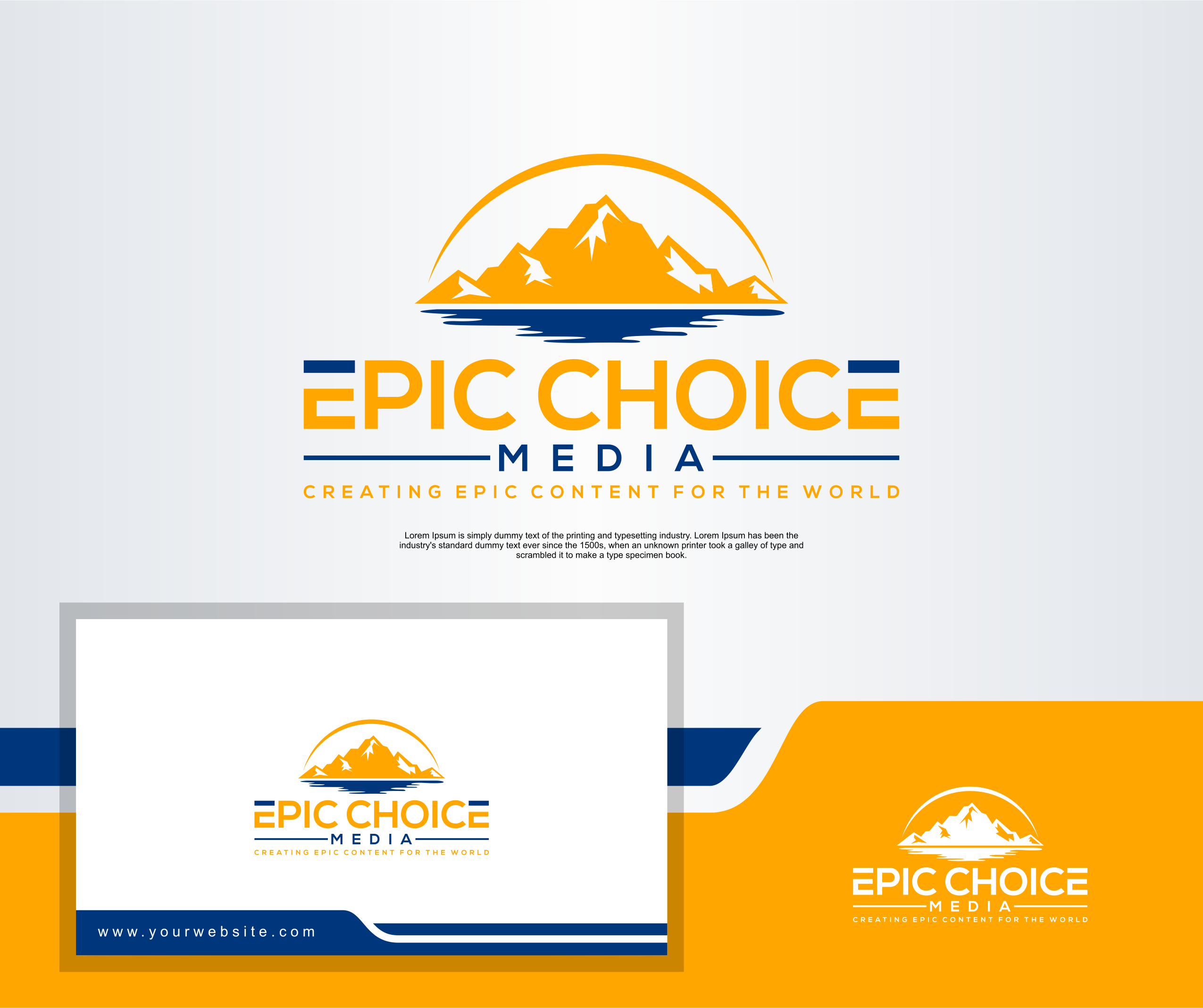 Playful, Professional, Entertainment Logo Design for EPIC Choice Media ...