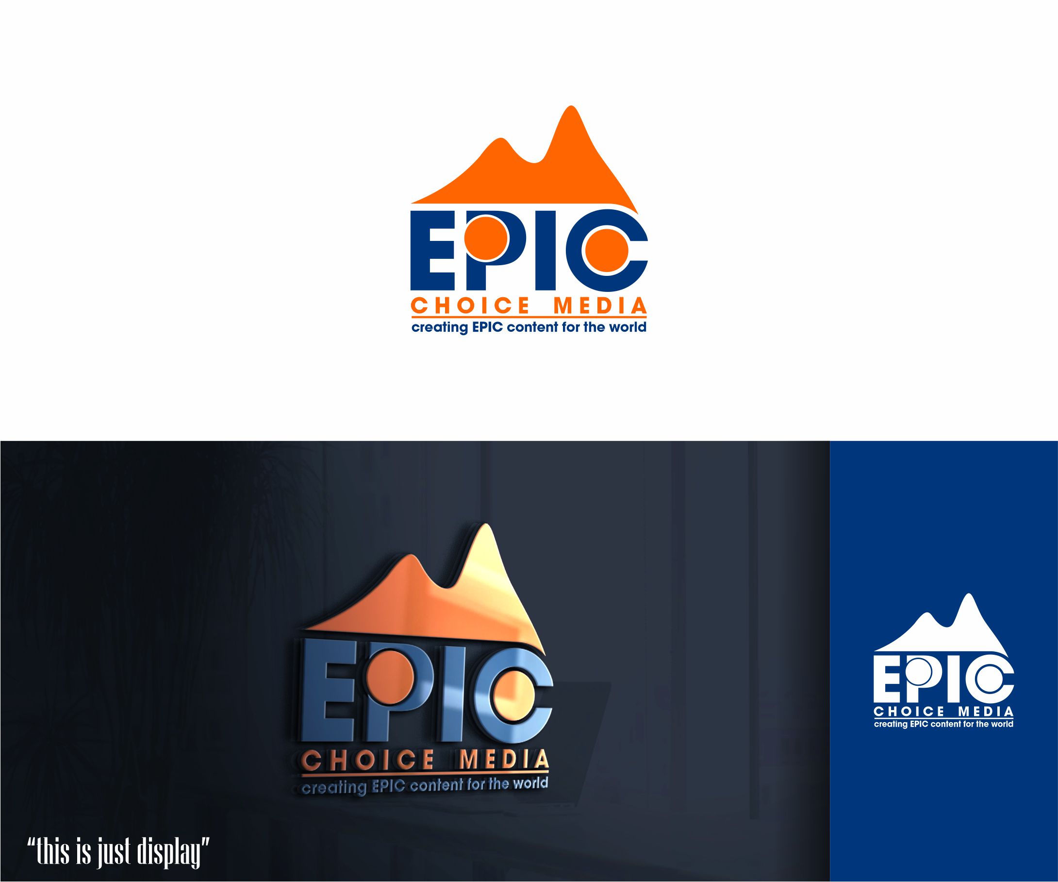Playful, Professional, Entertainment Logo Design for EPIC Choice Media ...