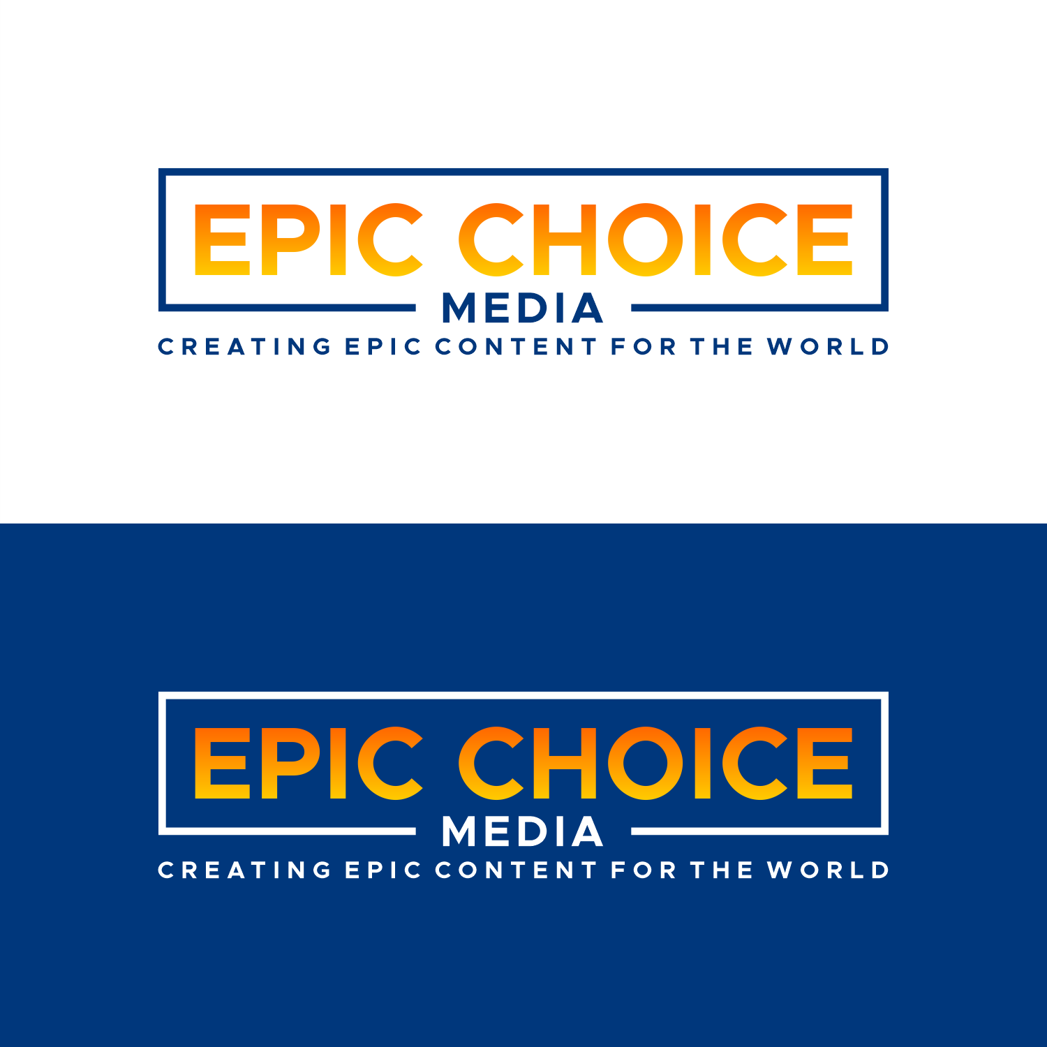 Playful, Professional, Entertainment Logo Design for EPIC Choice Media ...