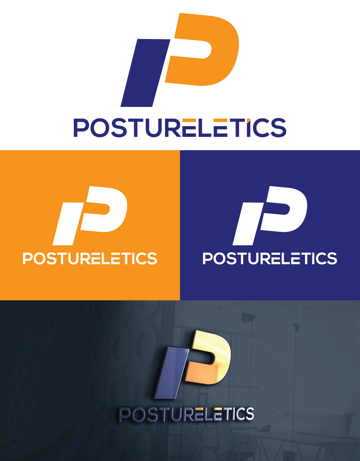 Logo Design for Postureletics by LogoHenter. | Design #33179409