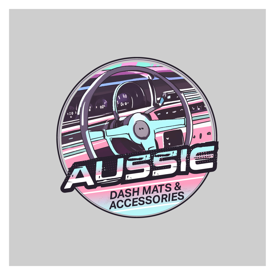 Colorful, Feminine, Car Accessories Graphic Design for RG Harris ...