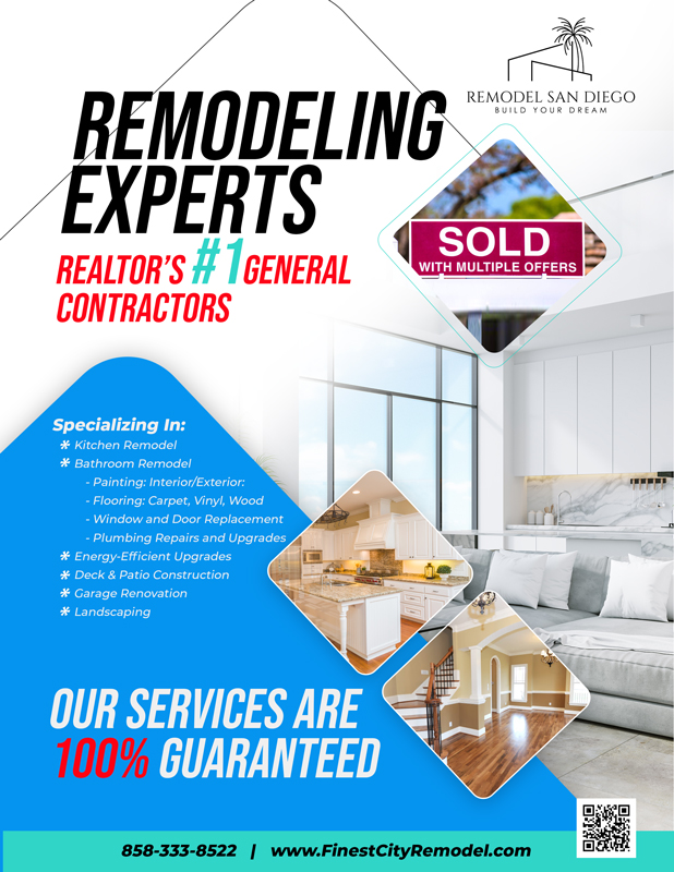Bold, Serious, Construction General Contractor Flyer Design for SD Pro ...