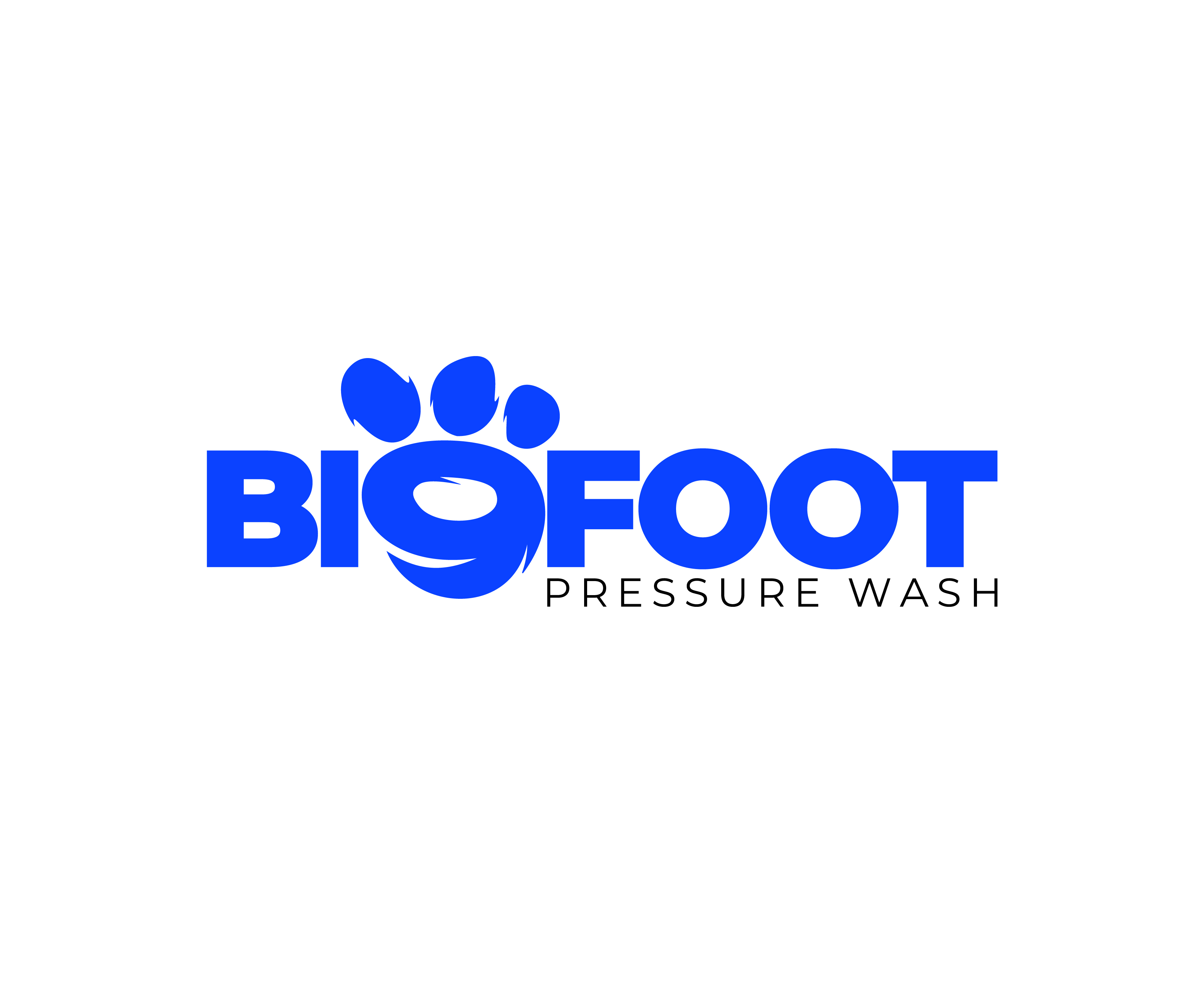 Playful, Modern Logo Design for Bigfoot Pressure Wash by Emjey Design ...