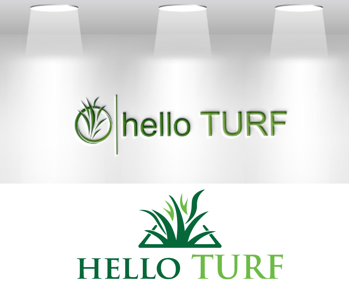 Elegant, Playful Logo Design for hello TURF by Bruce Rogers | Design ...