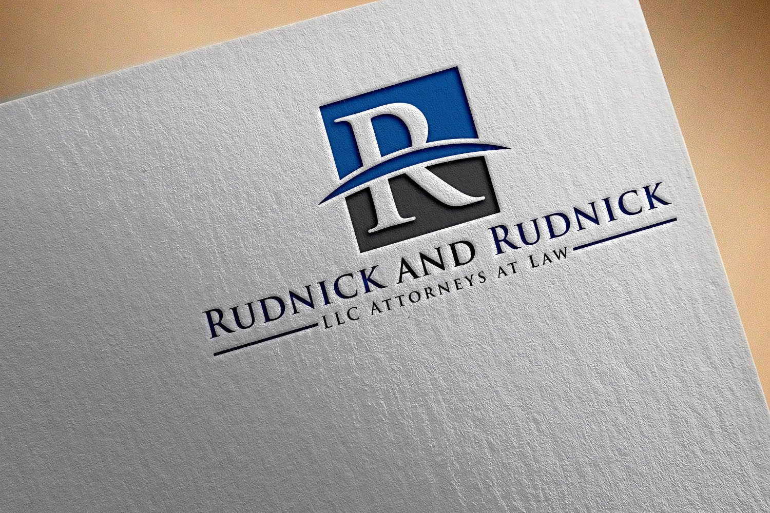 Serious, Professional, Legal Industry Logo Design for Rudnick and ...