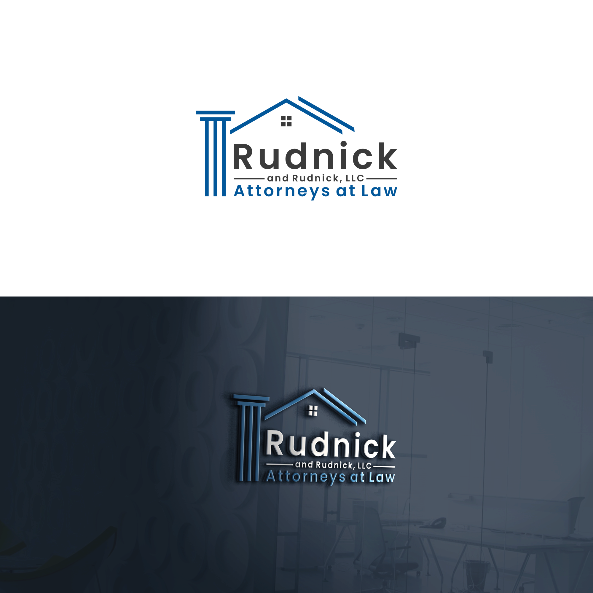 Serious, Professional, Legal Industry Logo Design for Rudnick and ...