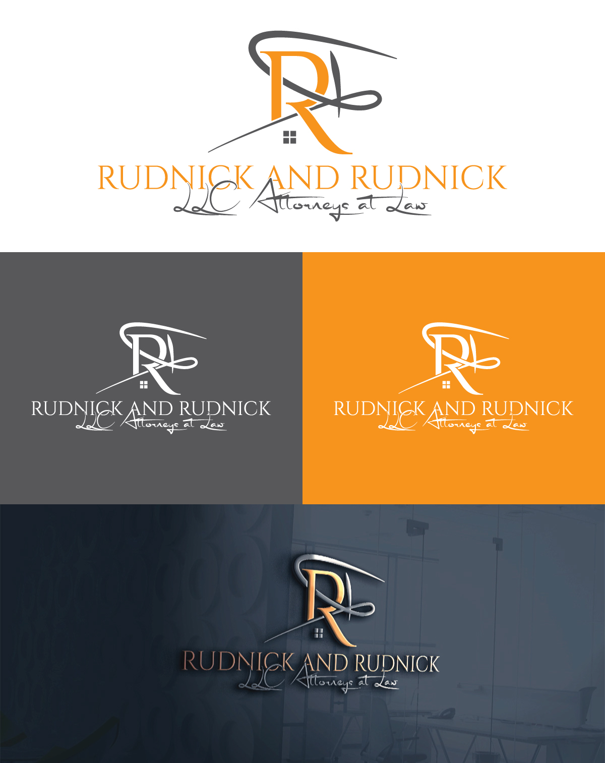 Serious, Professional, Legal Industry Logo Design for Rudnick and ...