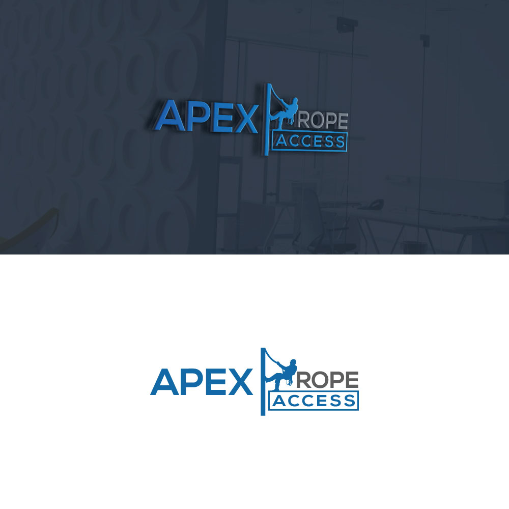 Modern, Playful, Industrial rope access (abseiling) Logo Design for Apex rope access by BS ...
