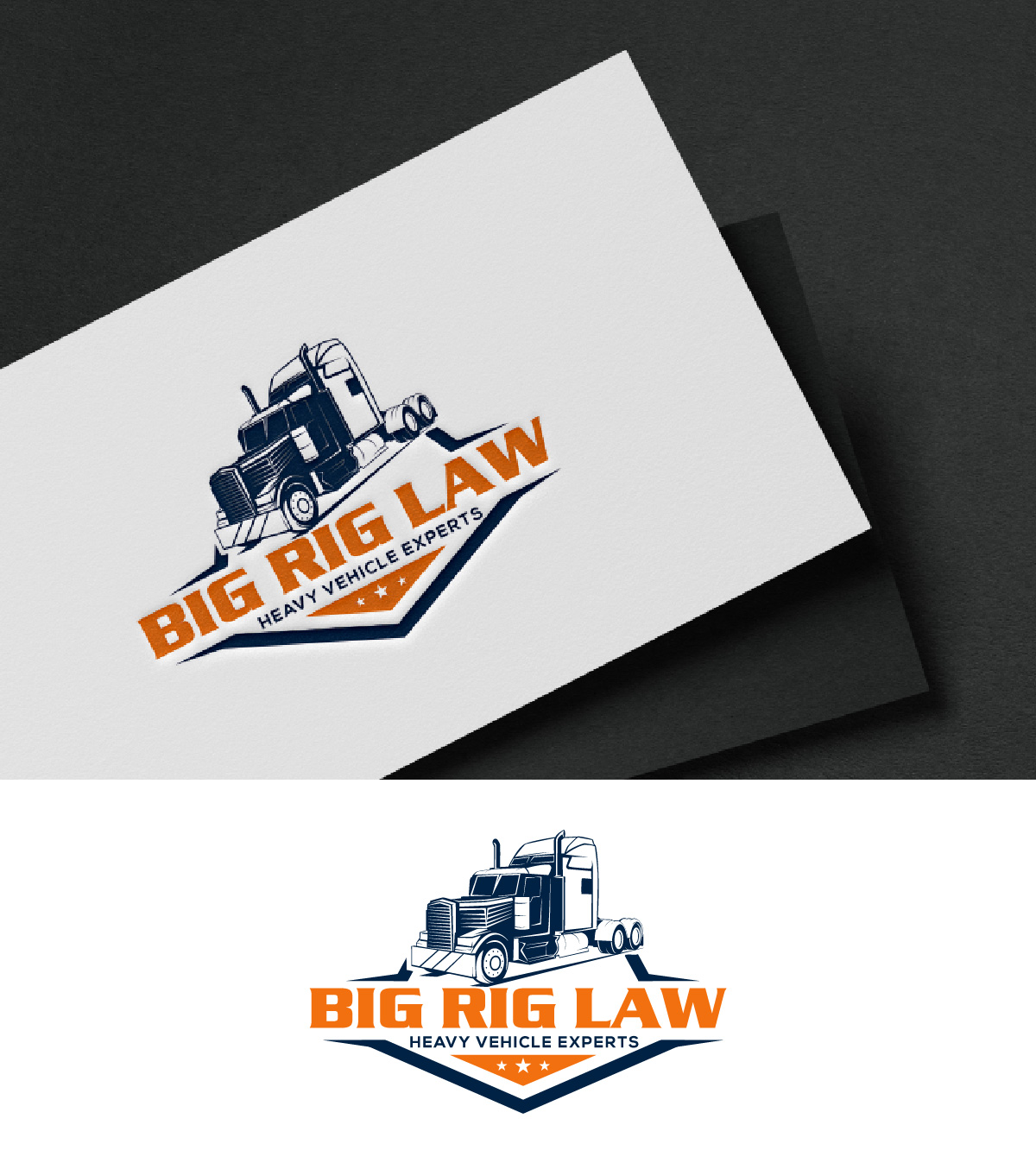 Bold, Masculine, Legal - in trck/heavy vehicle Logo Design for BIG RIG ...