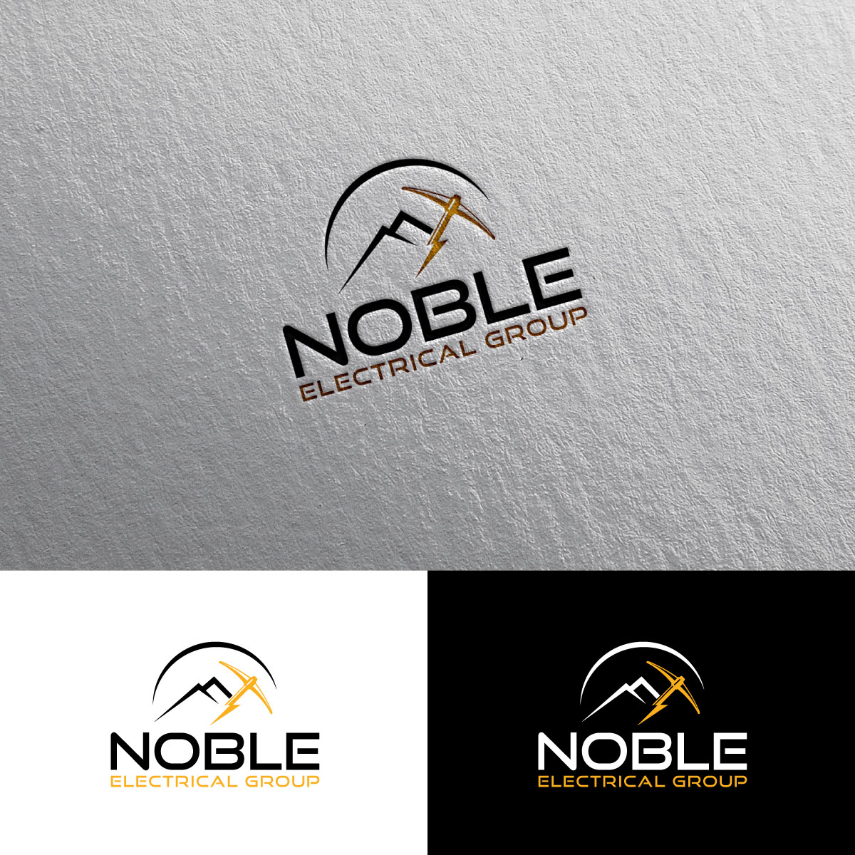 Bold, Serious, Mining, domestic, commercial and industrial Logo Design for Noble Electrical ...
