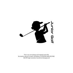 Modern, Elegant, junior golf Logo Design for with or without text by ...