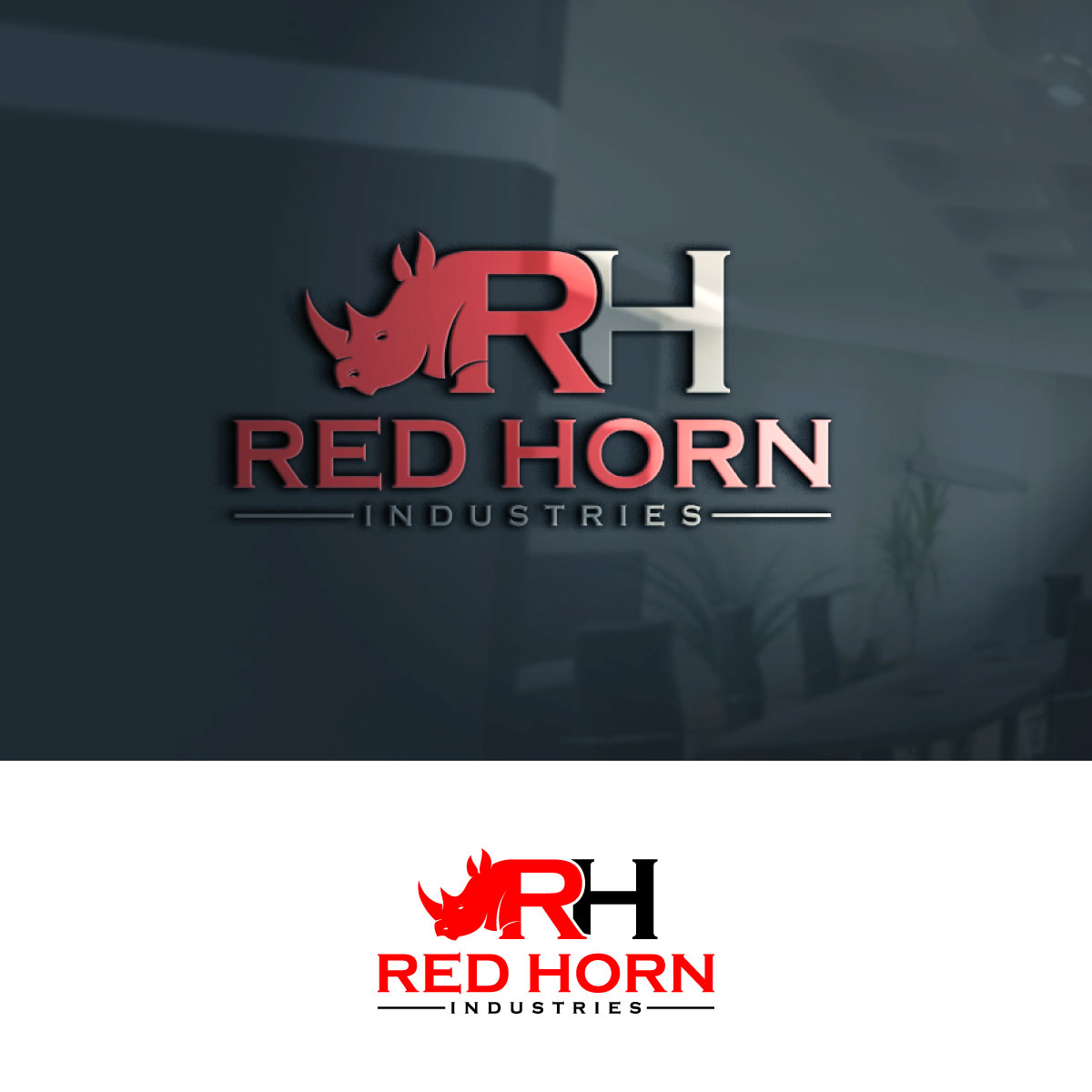 Playful, Masculine, Oilfield Logo Design for Red Horn or Red Horn ...