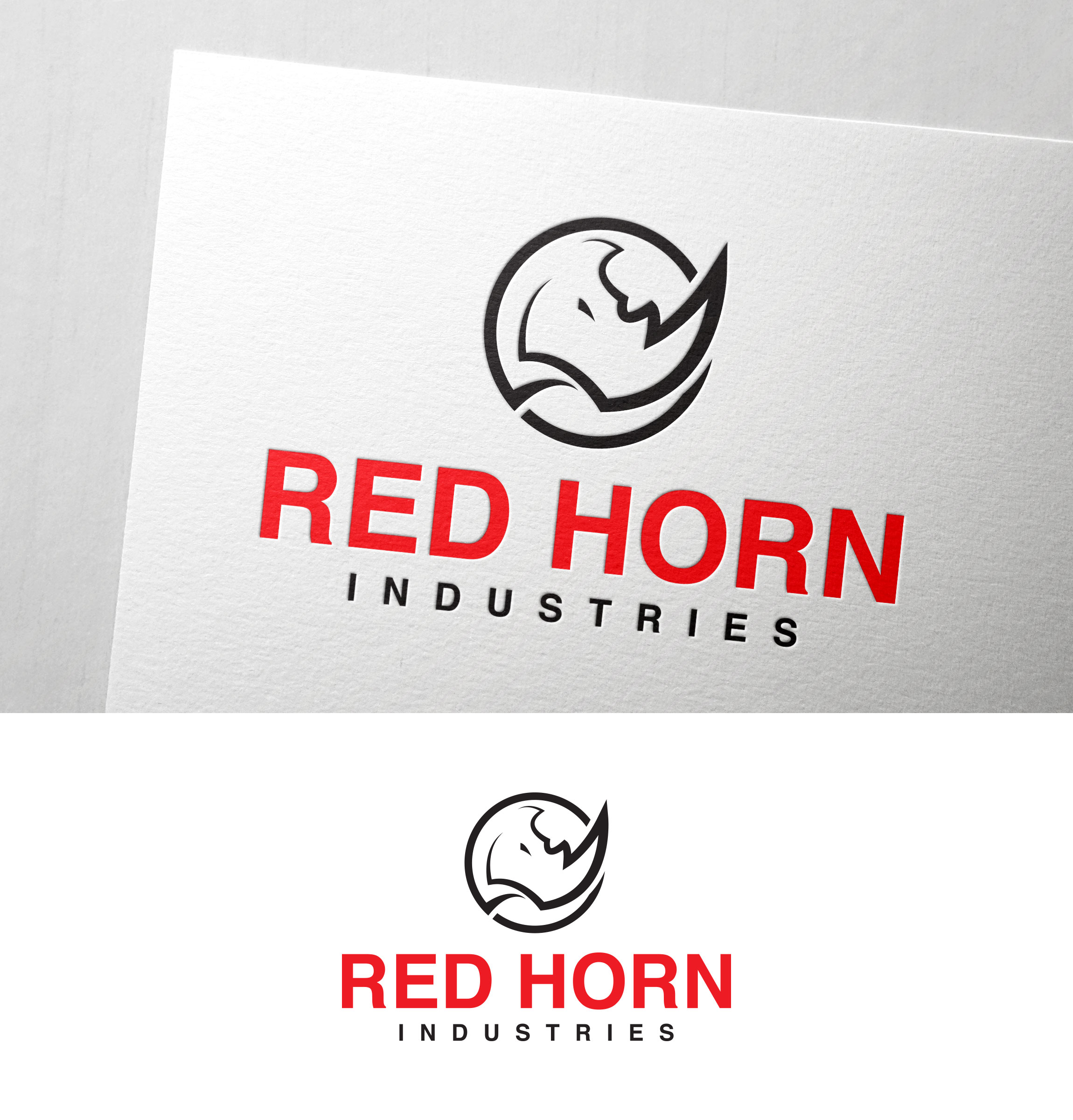 Playful, Masculine, Oilfield Logo Design for Red Horn or Red Horn ...