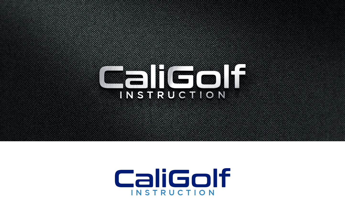 Modern, Upmarket, Golf instruction Logo Design for CaliGolf or CaliGolf Instruction / Est. 2024 ...
