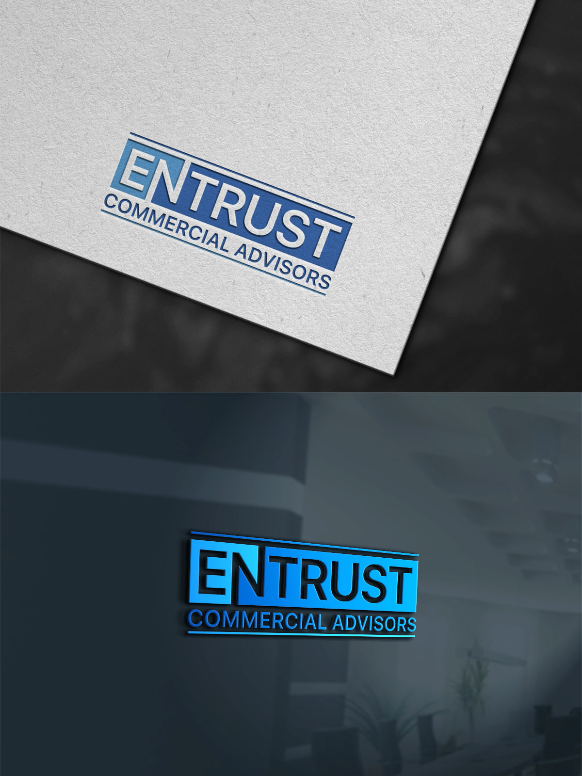 Logo Design for Entrust Commercial Advisors by pushpafire505@gmail.com | Design #33240639