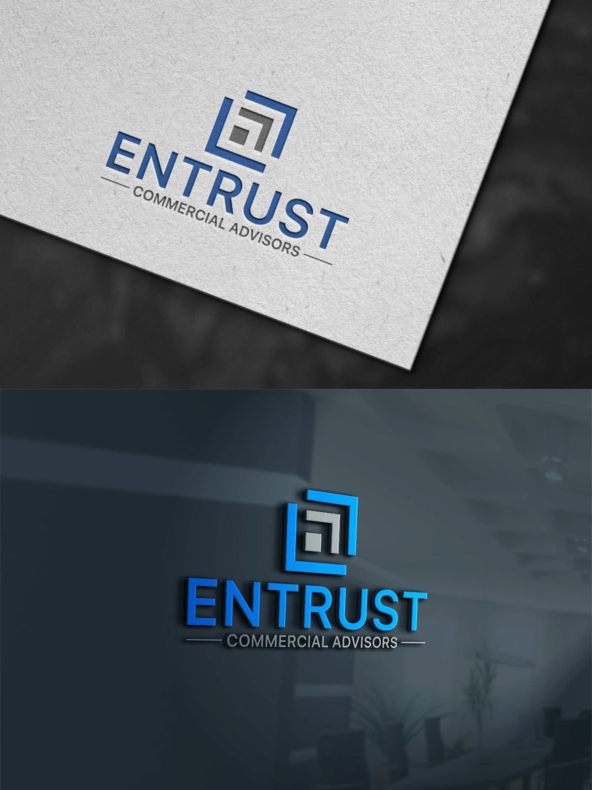Logo Design for Entrust Commercial Advisors by pushpafire505@gmail.com ...