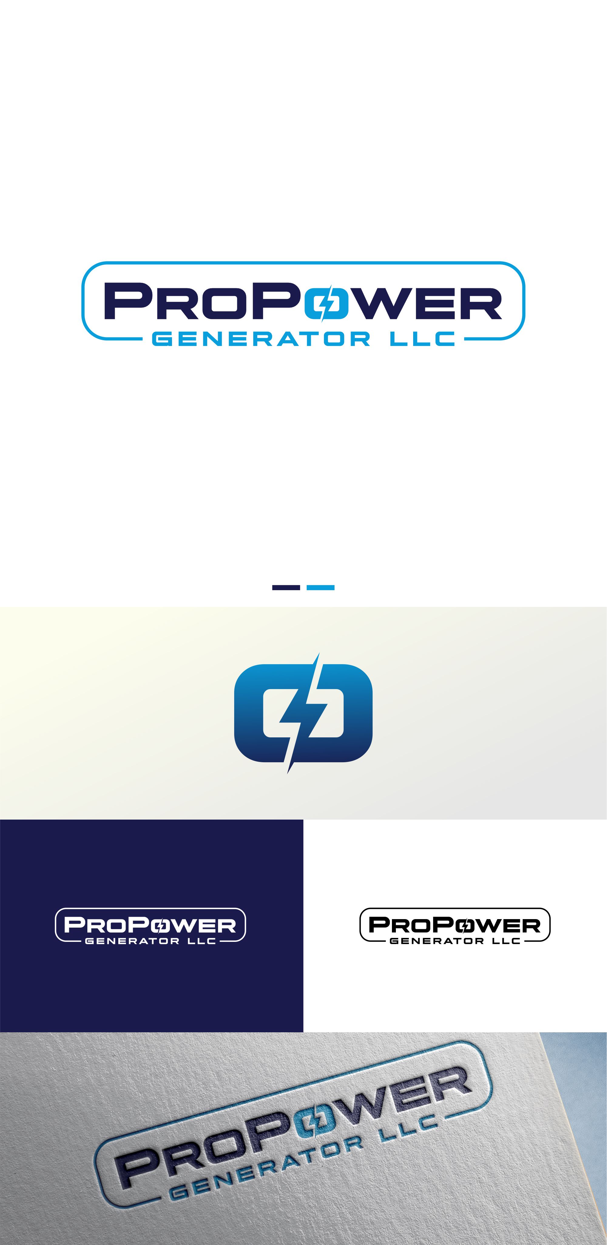 Logo Design for ProPower Generator LLC by Gloria Worship | Design #33243450