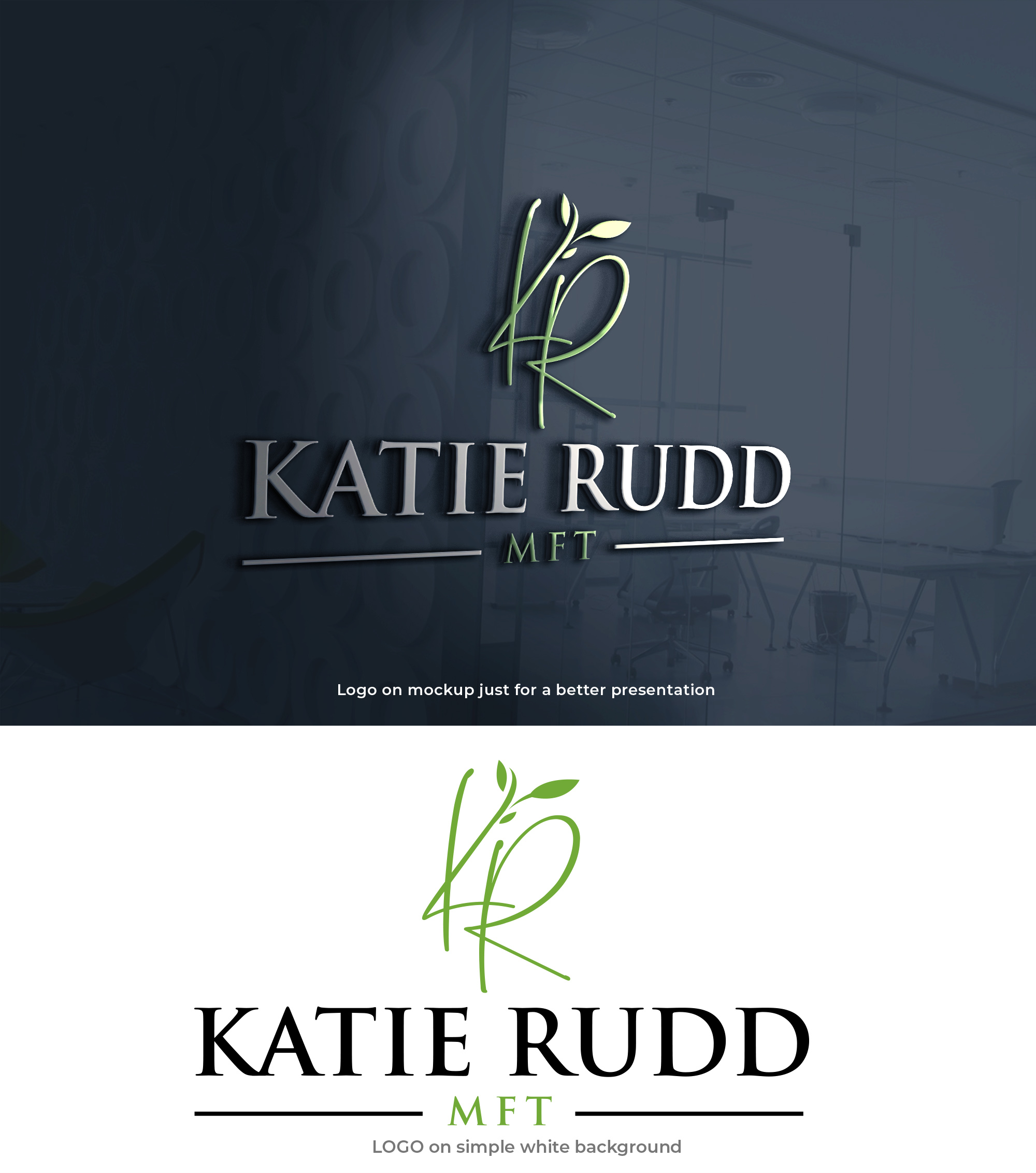 Logo Design for Katie Rudd, MFT by Asad Shaikh | Design #33247660