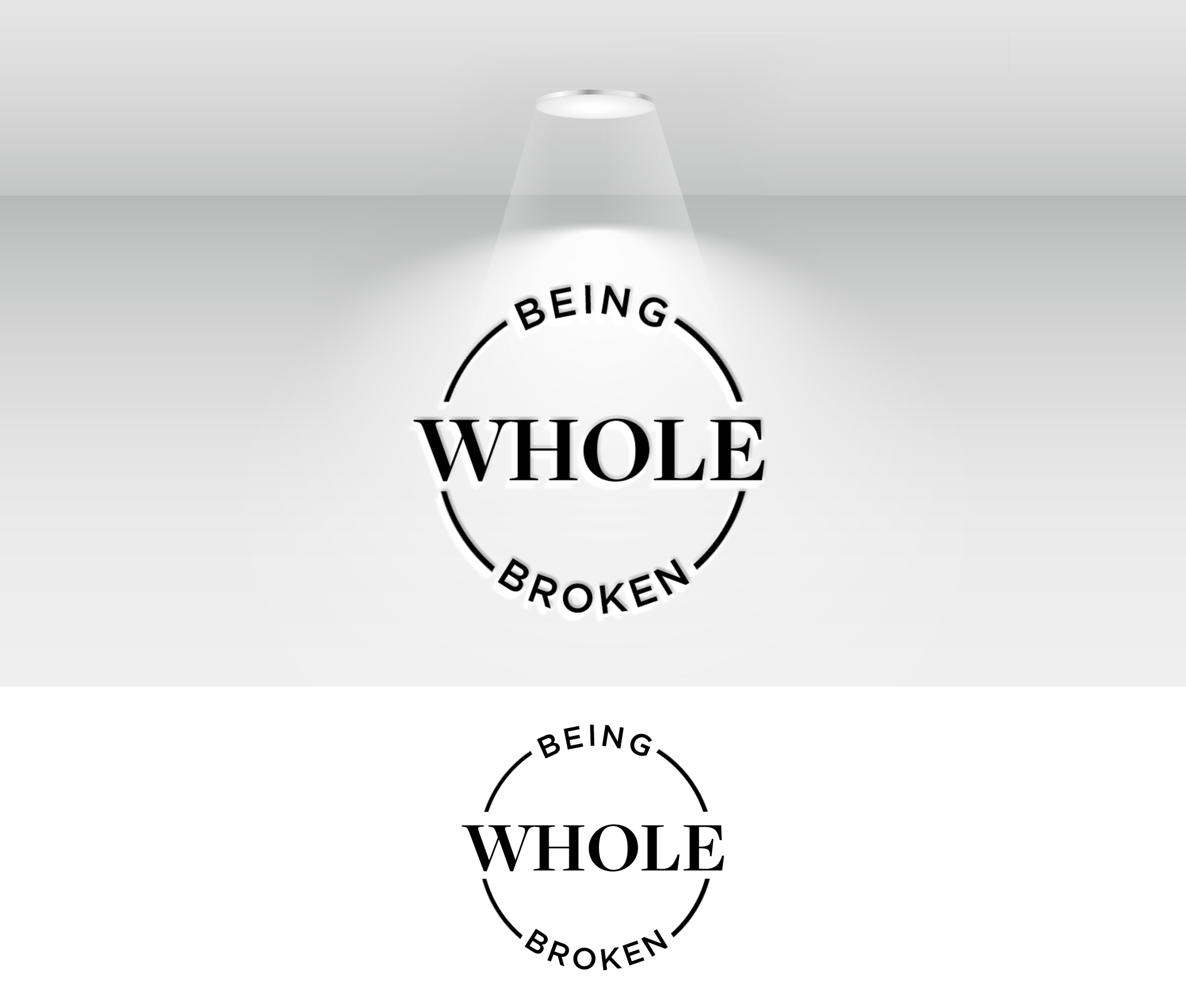 Modern, Conservative, Self help Logo Design for being whole broken by ...