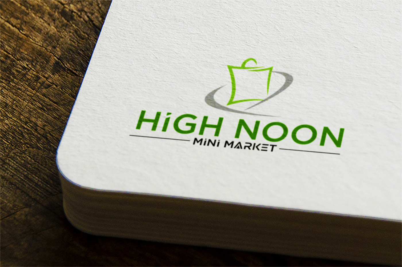 Logo Design for High Noon Mini Market by Hot.Design | Design #33279595